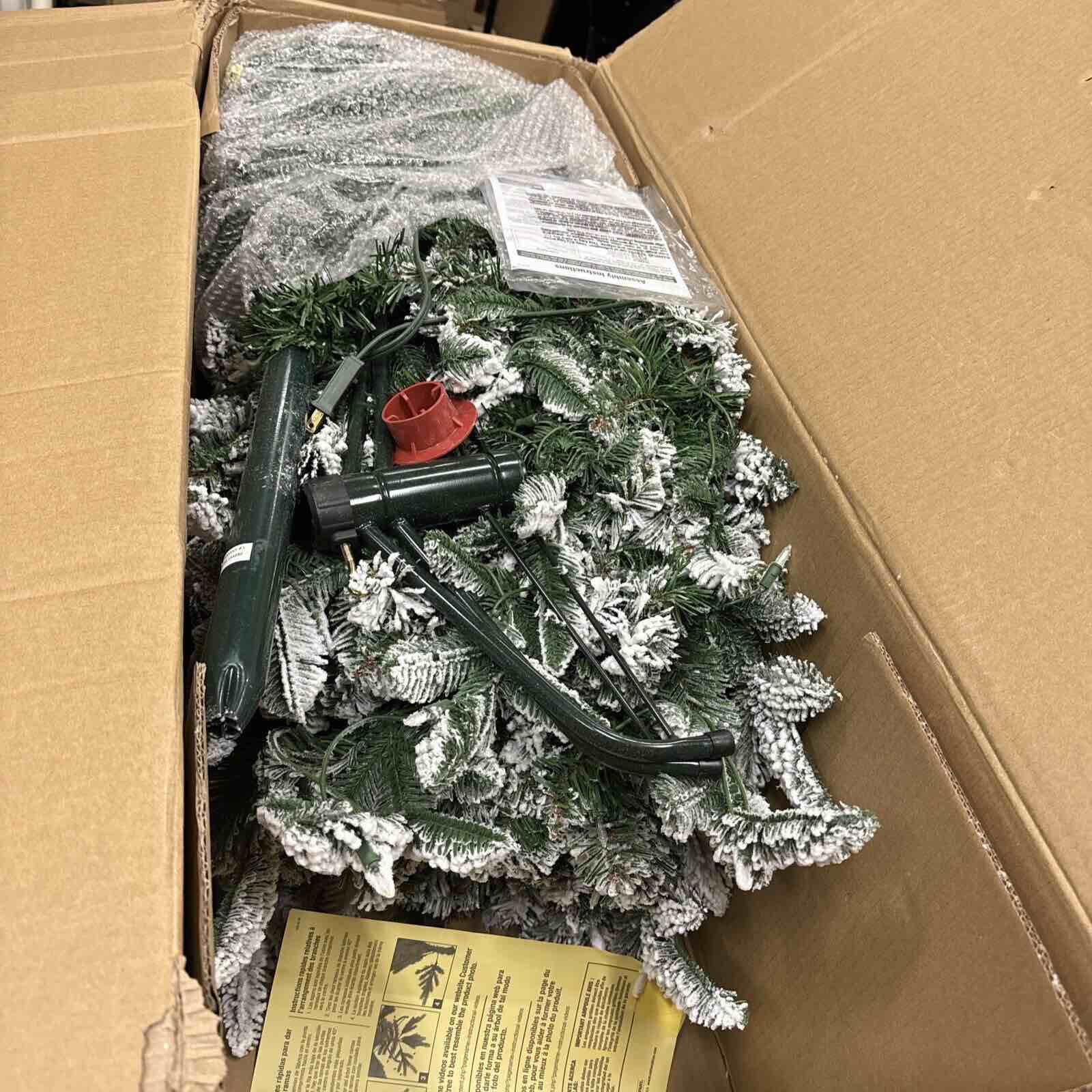 National Tree Company Tree W/350 Clear Lights Feel Real Everest Fir 6-1 ...