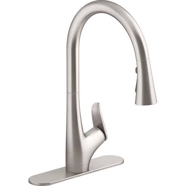 (Used)KOHLER Leto Vibrant Stainless Single Faucet