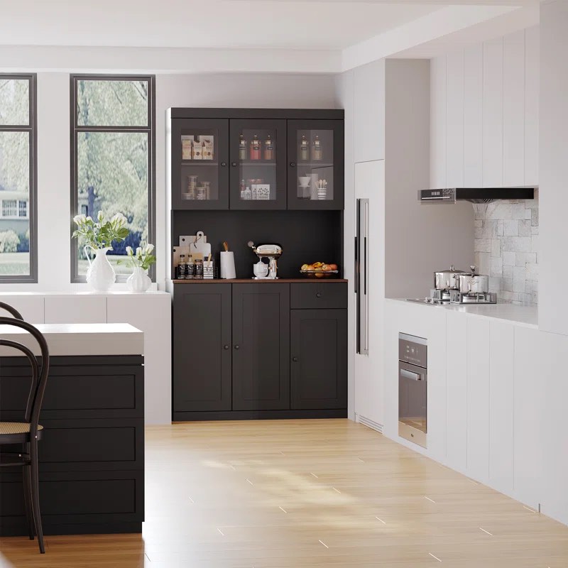 *incomplete,box 2 only* Berkshire 71" Kitchen Pantry Cabinet with ...