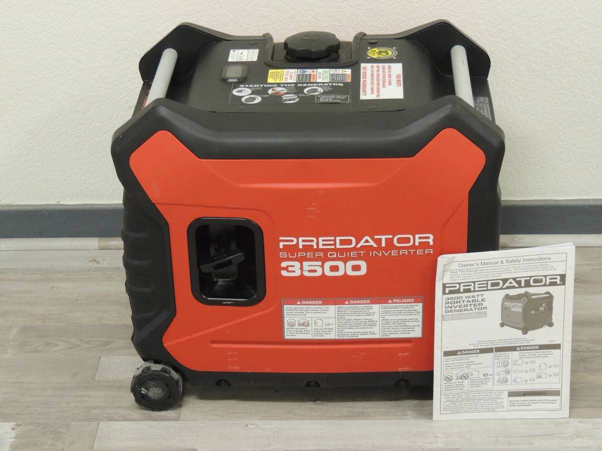 (used) Predator 3500 Watt Super Quiet Inverter Generator