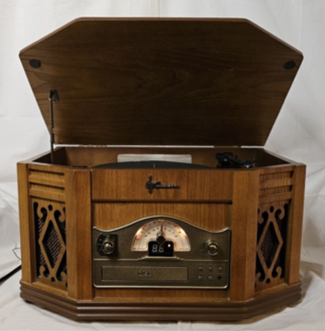 Emerson Am/fm, Cassette, Cd & Phonograph Model Nr303tt Stereo System ...