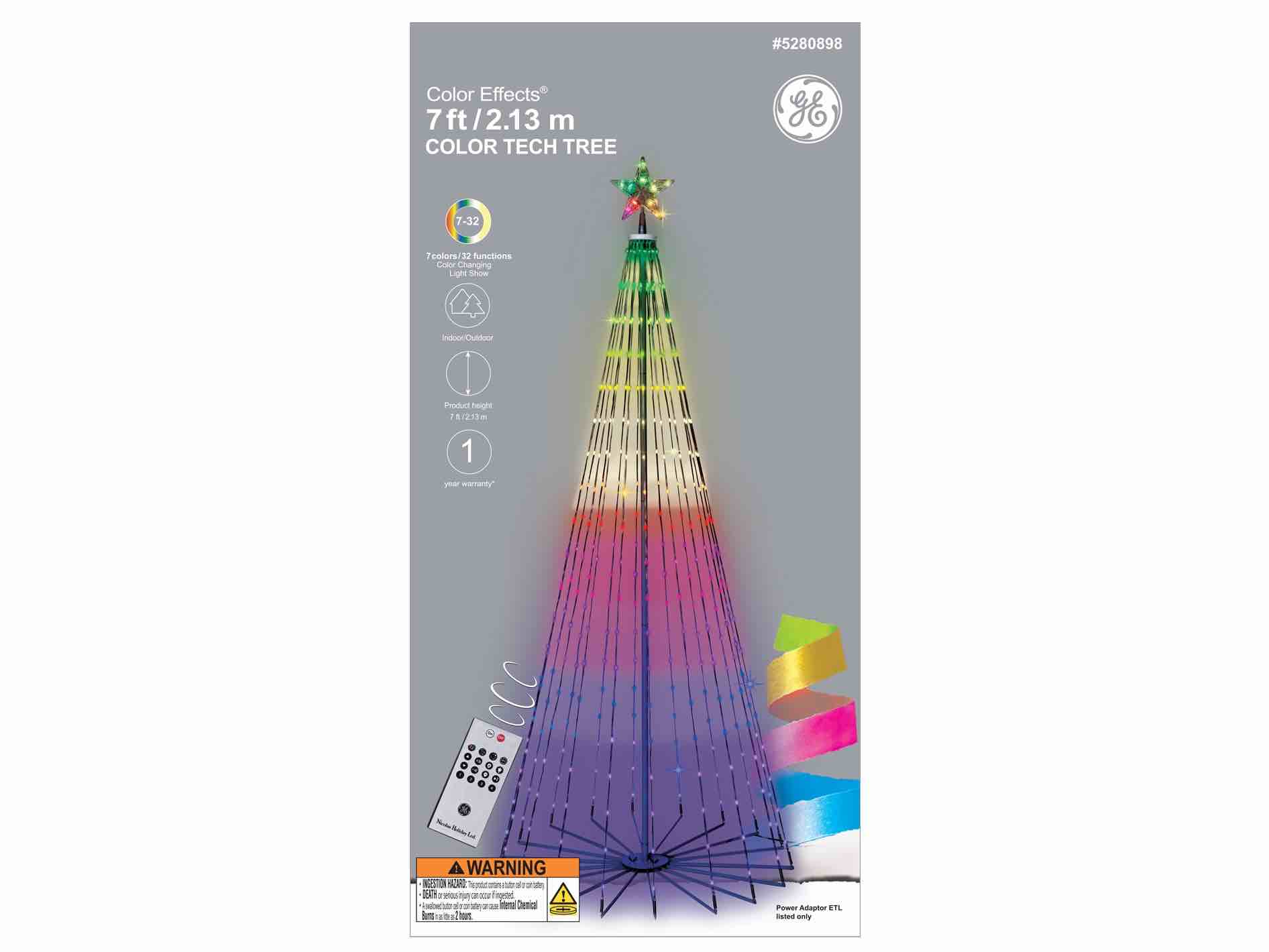 GE color Effects 7ft /2.13 moor tech tree #5280898