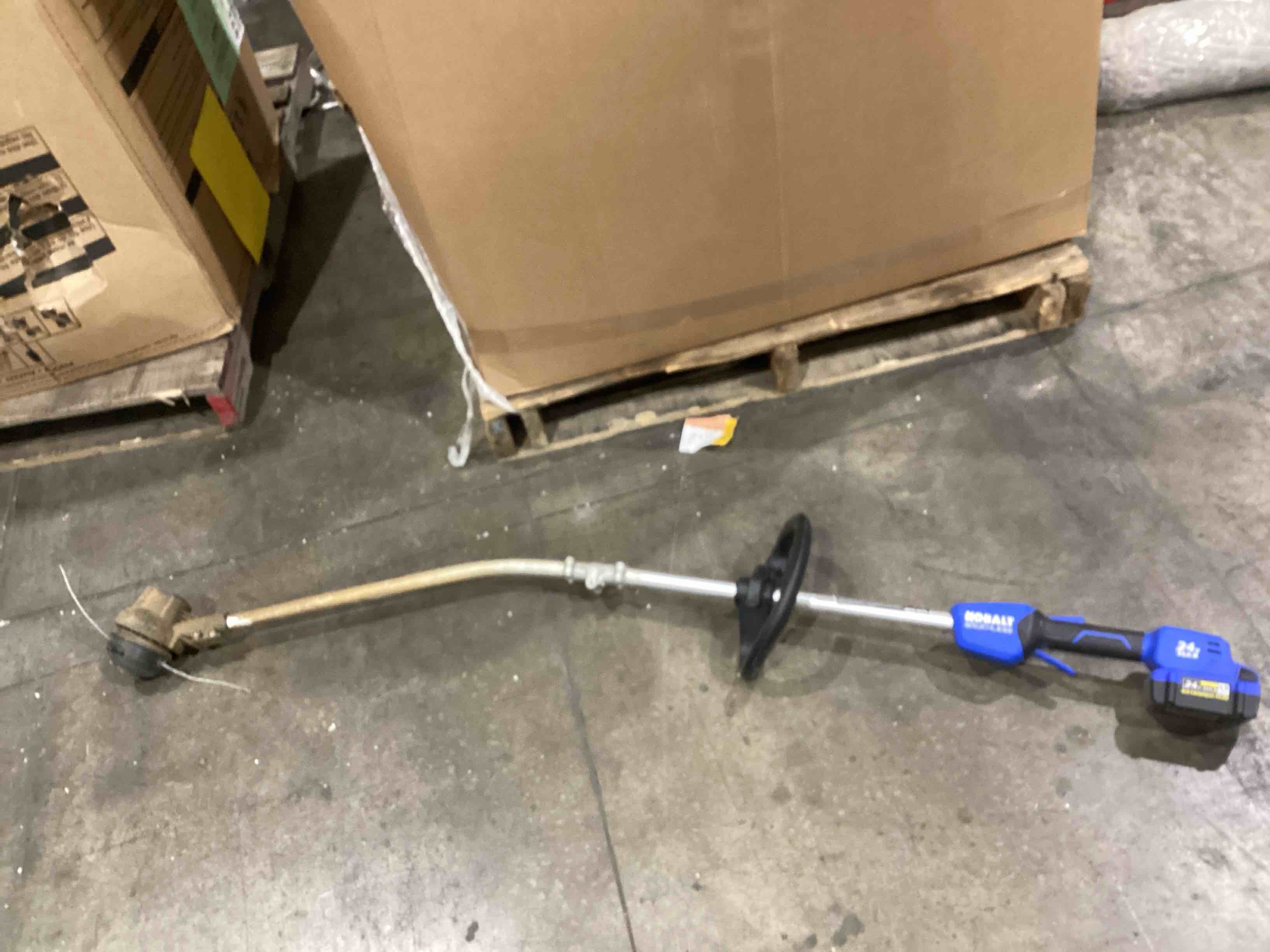 Kobalt 80-Volt Max 16-in Straight Brushless Cordless String Trimmer ...