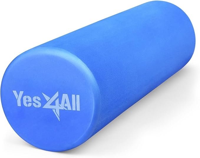 Yes4All Medium-Density EVA Foam Roller for Physical Therapy Half/Round ...