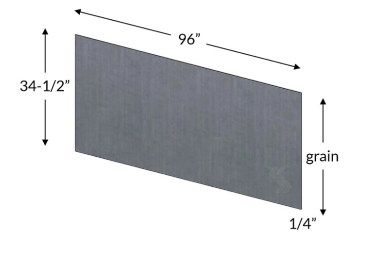 Hawthorne Maple Slate Finished Panel Skin