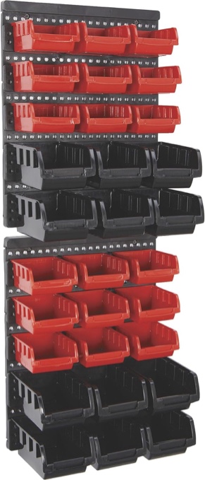 IRONTON HEAVY-DUTY STORAGE BINS - 4PK. “similar to stock image”