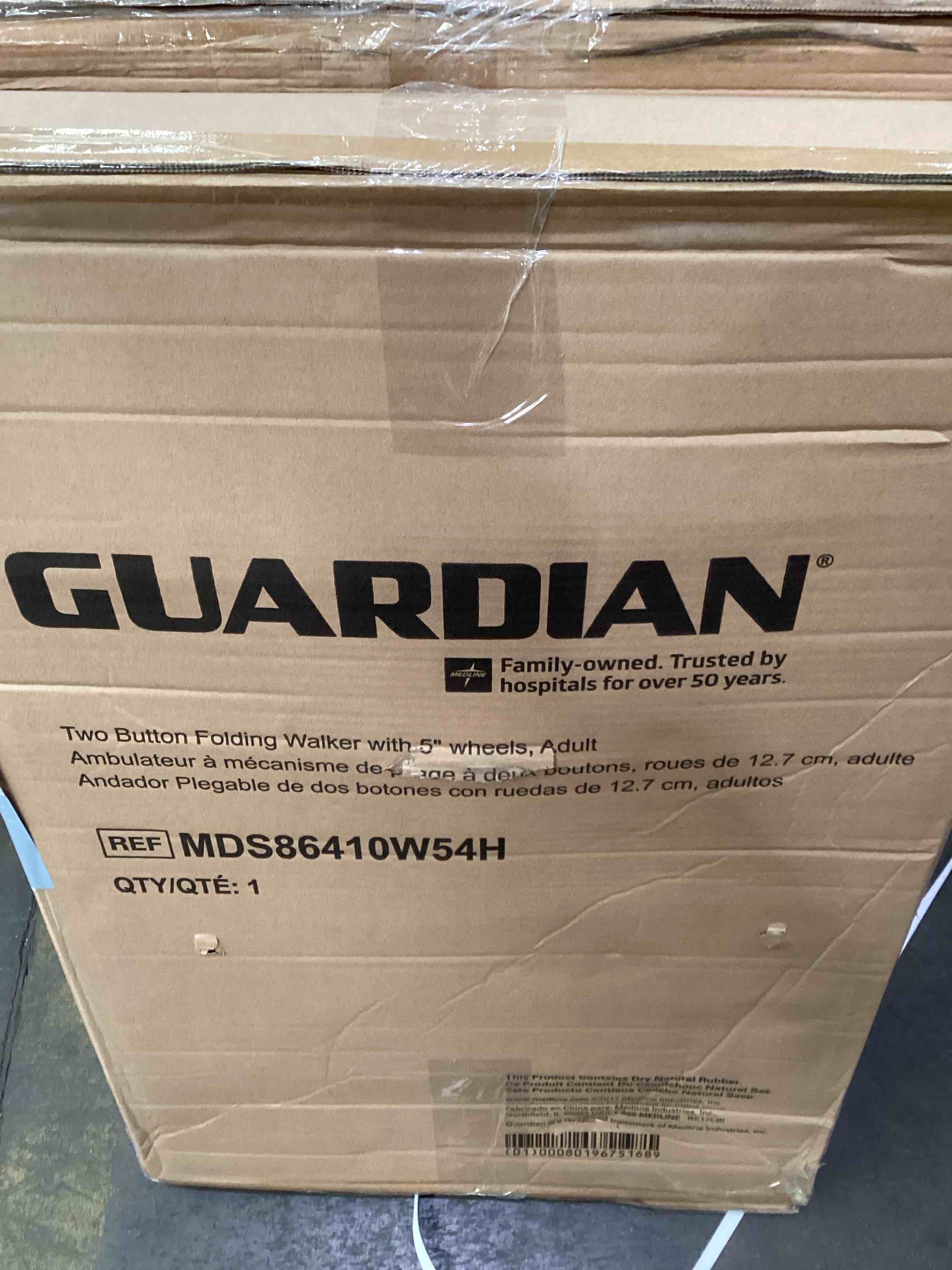 guardian folding walker