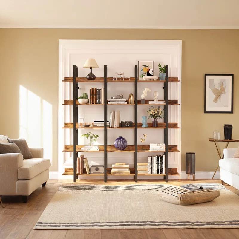 Lodi Steel Etagere Bookcase