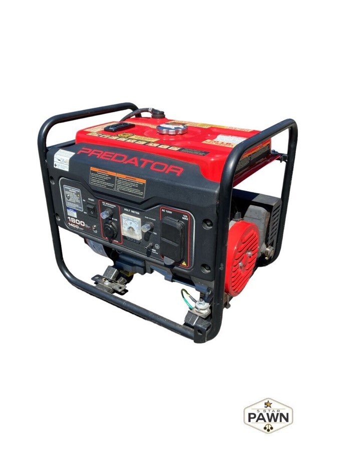 PREDATOR 1800 Watt Gas-Powered Portable Generator with CO SECURE Tec ...
