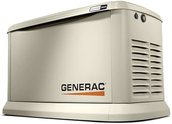 Generac Guardian 24kW Home Standby Generator with PWRview Transfer ...