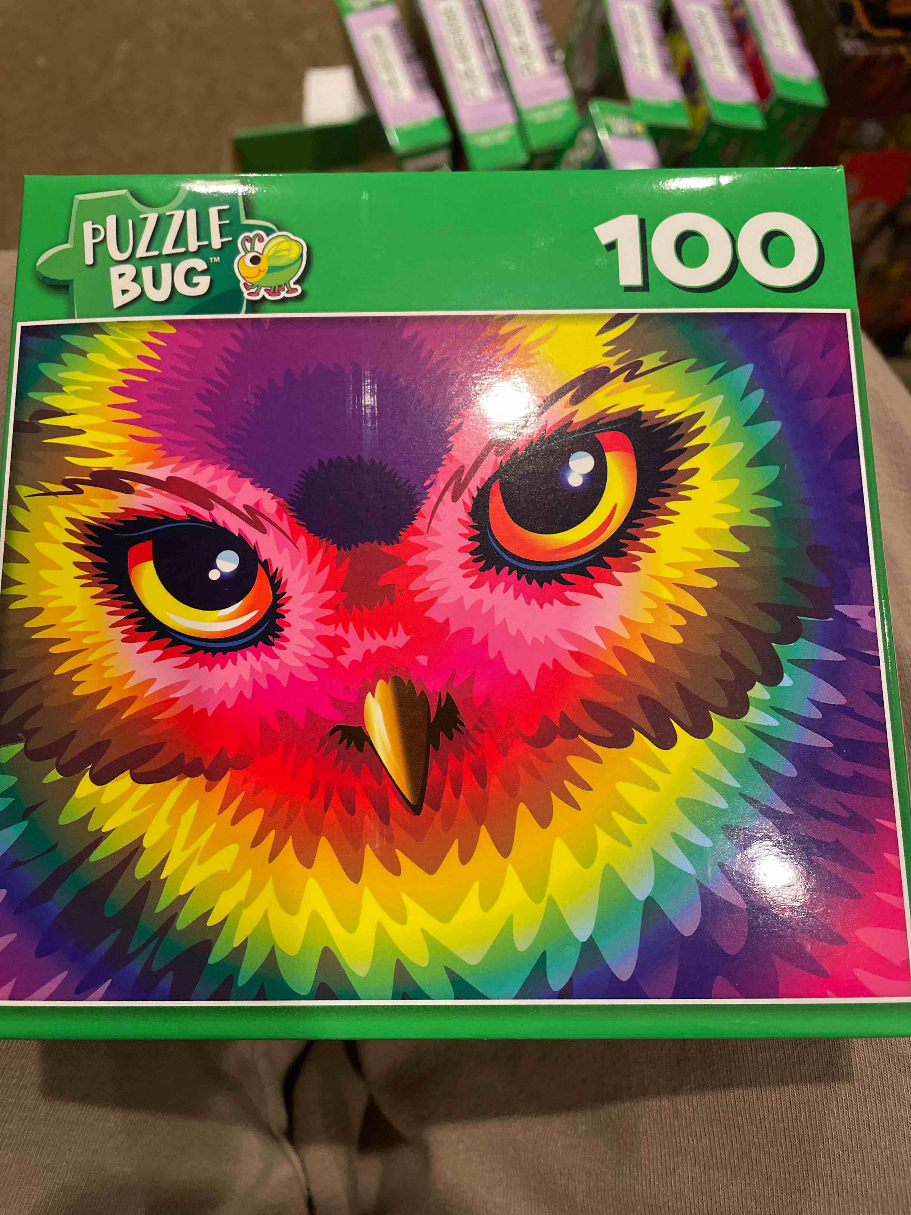 Puzzlebug 100 Pc Jigsaw Puzzle Rainbow Owl