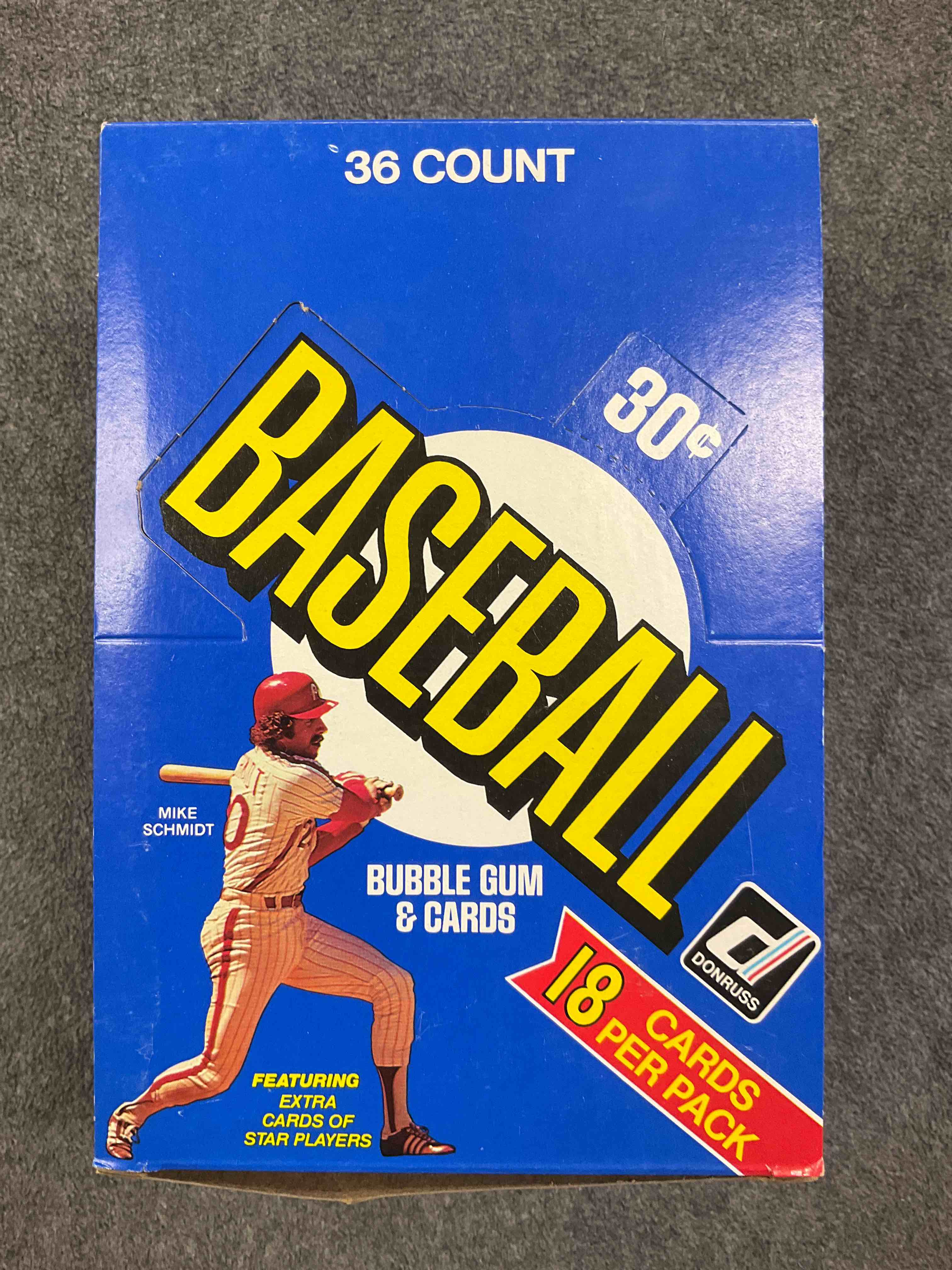 Wow! Unbelievably Rare 1981 Donruss Baseball Unopened Wax Packs! Direct ...