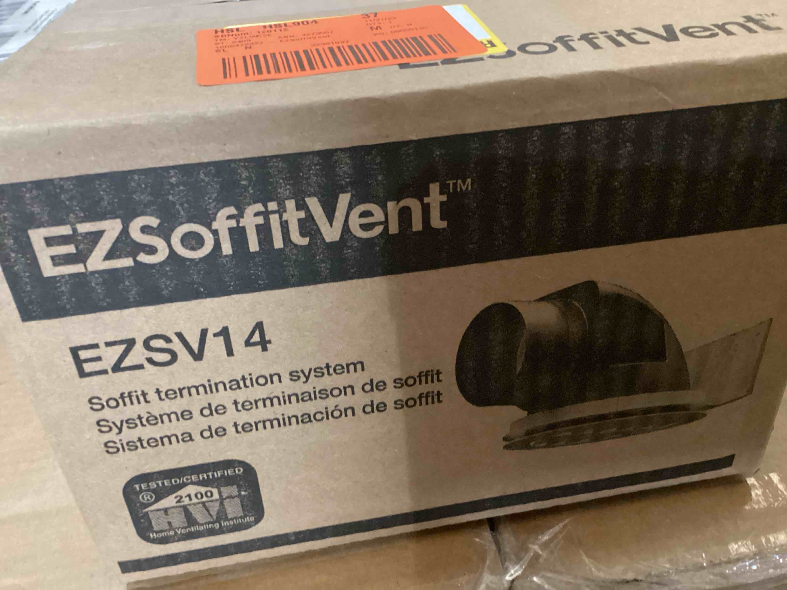 Panasonic EZSV14 Vent EZ Ventilation pre-Soffit Installation