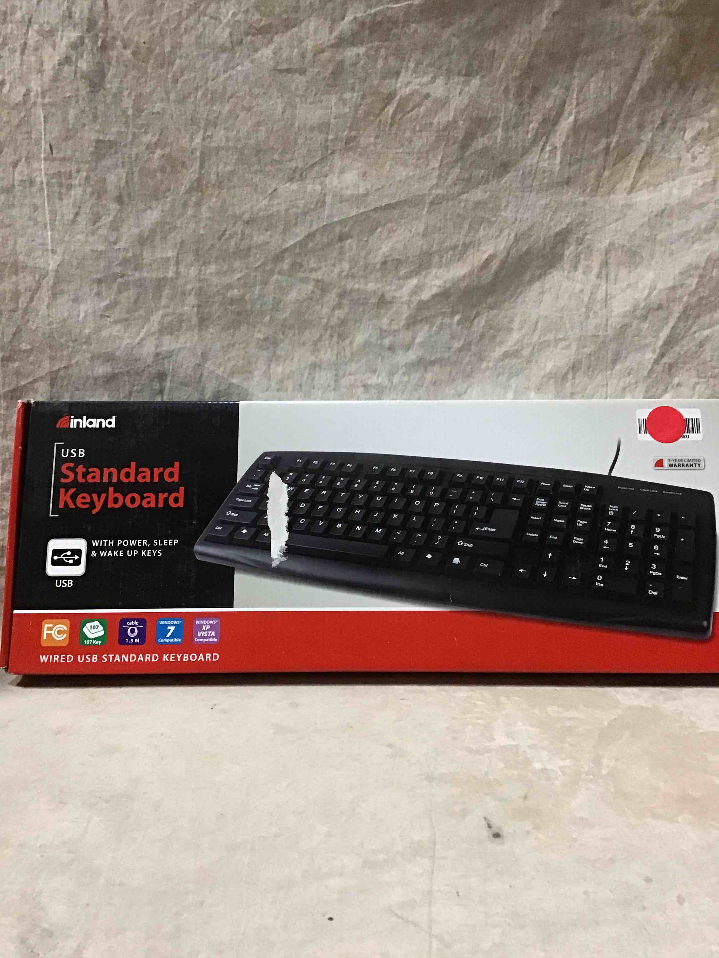 Inland USB Standard Keyboard