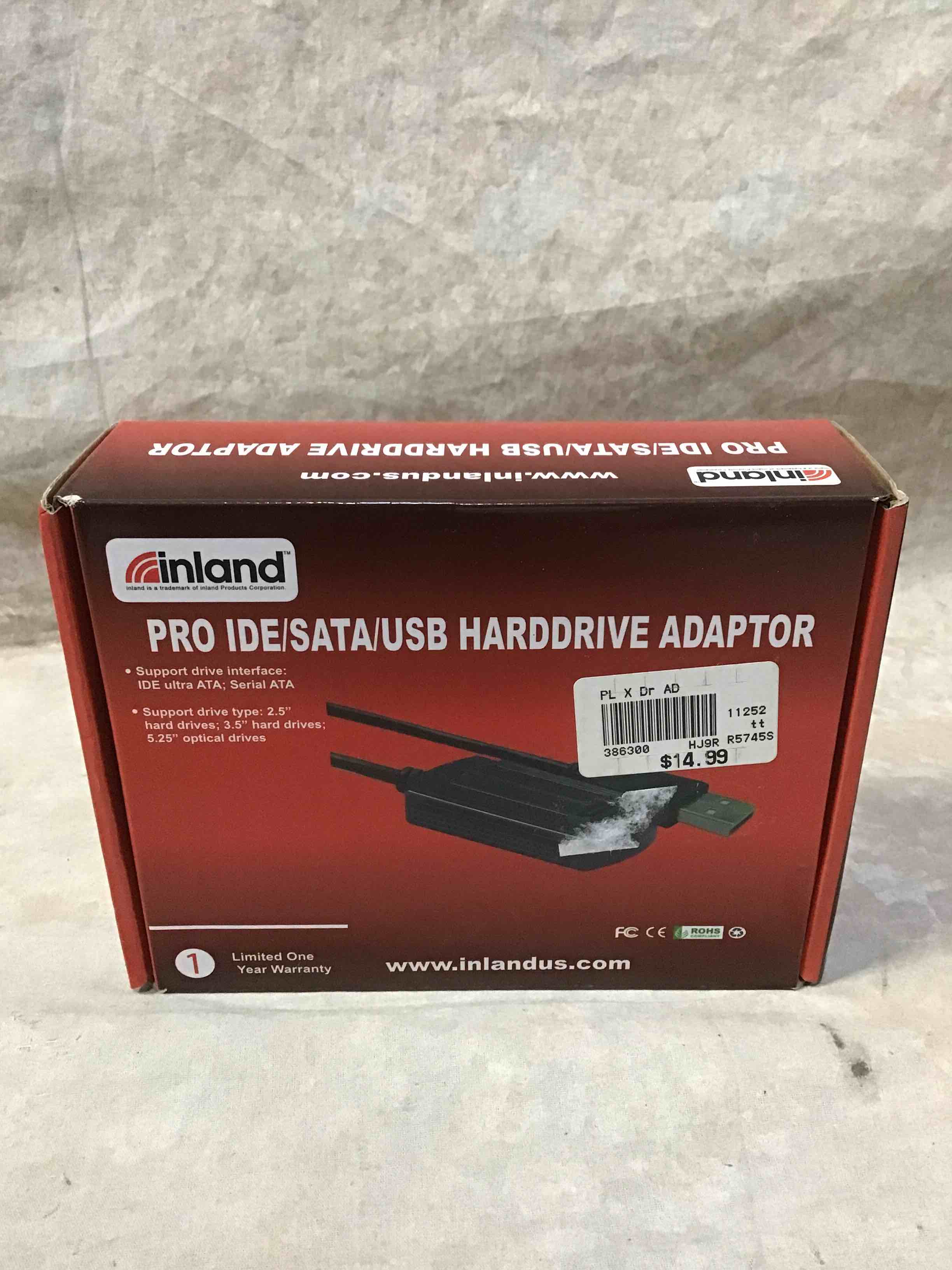 Inland Peo IDE/SATA USB HardDrive Adaptor