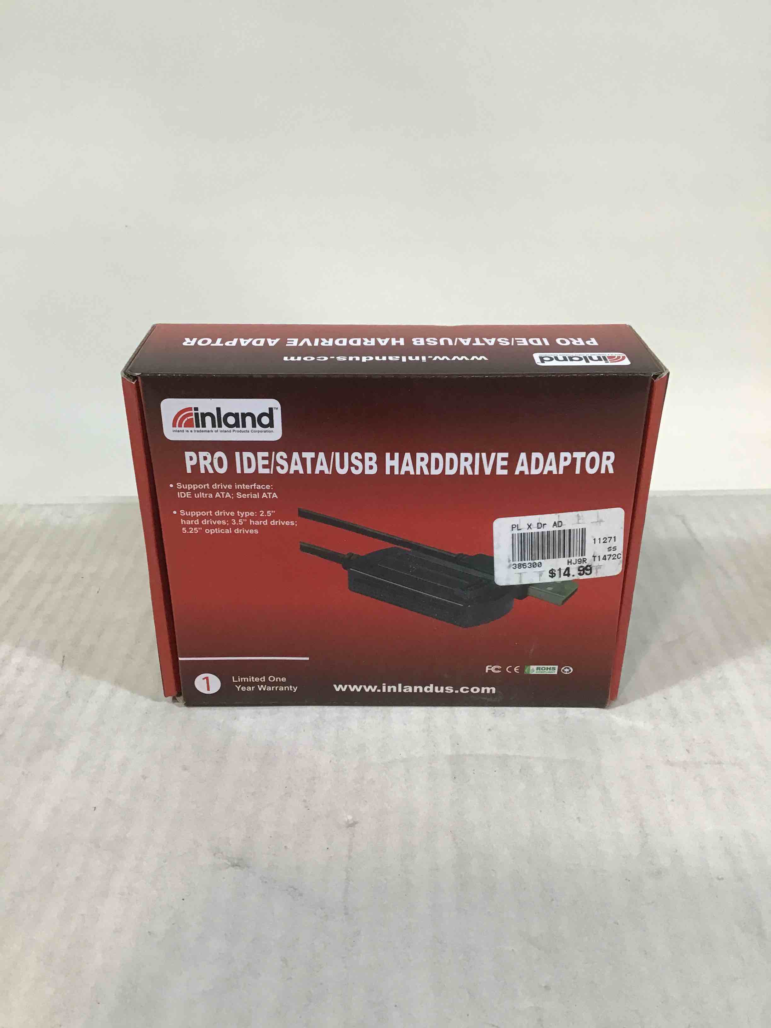 Inland Pro IDE SATA USB Hard Drive Adaptor