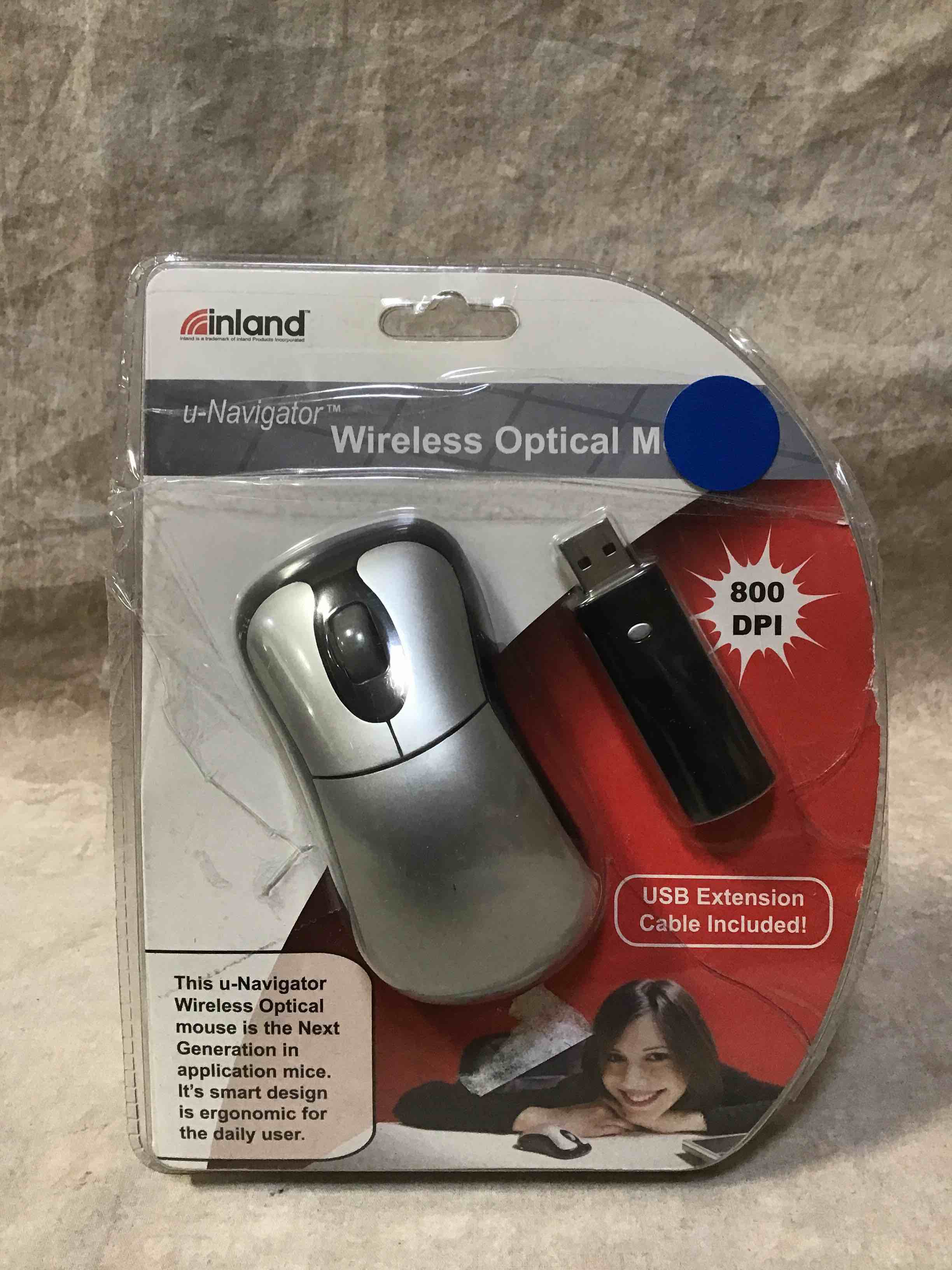Inland Wireless Optical Mouse