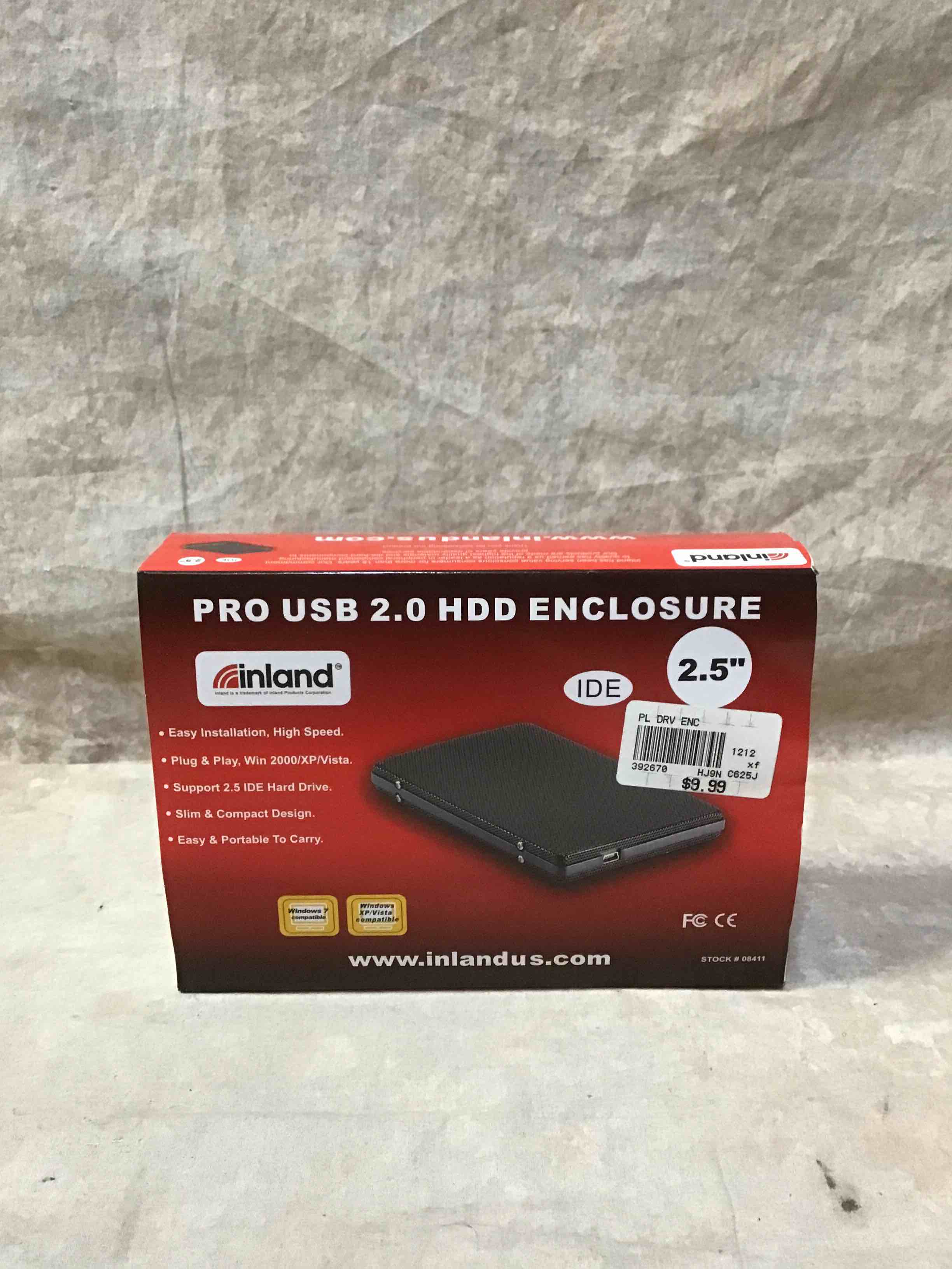 Inland Pro USB 2.0 HDD Enclosure