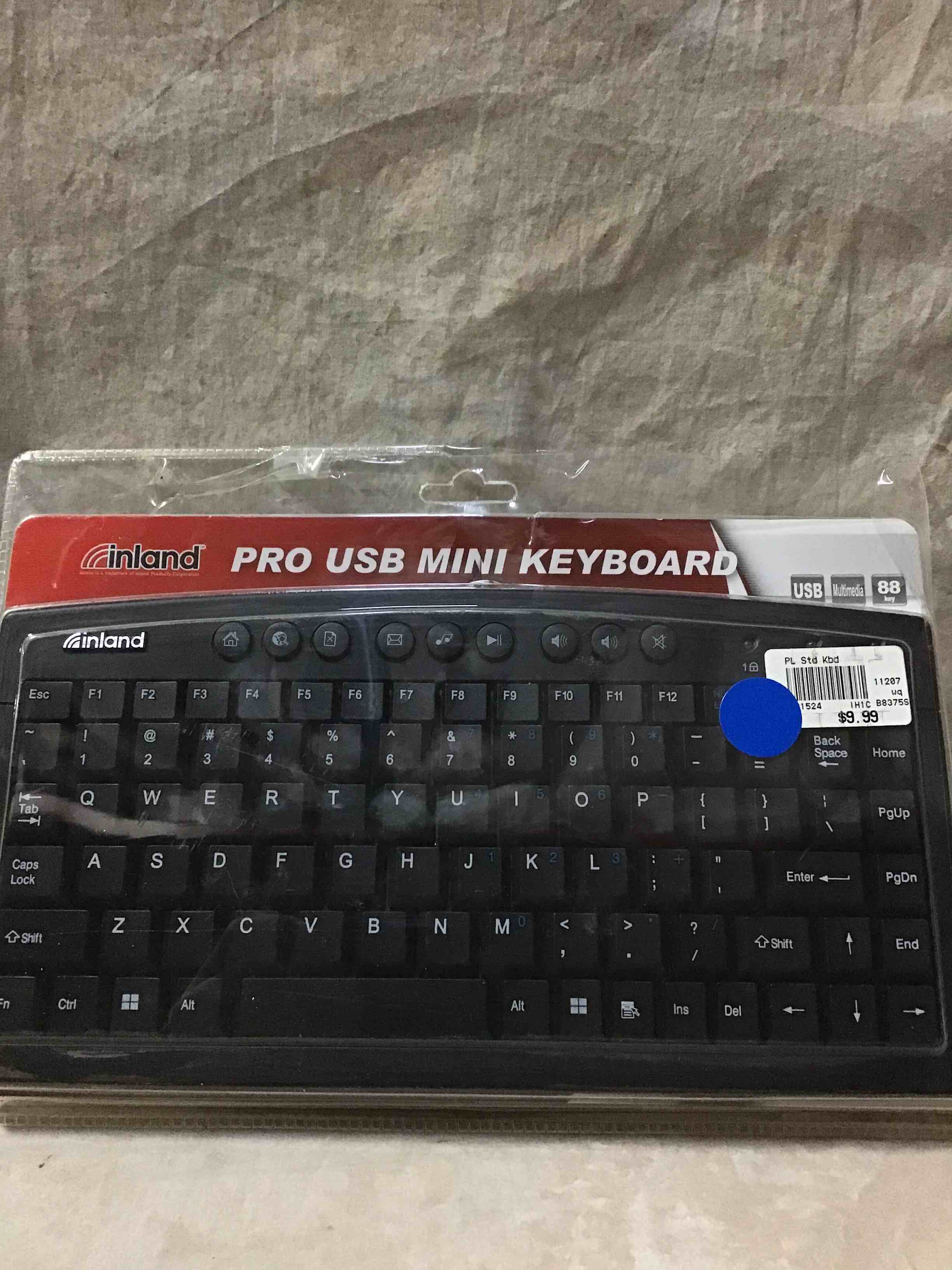 Inland Pro USB Mini Keyboard