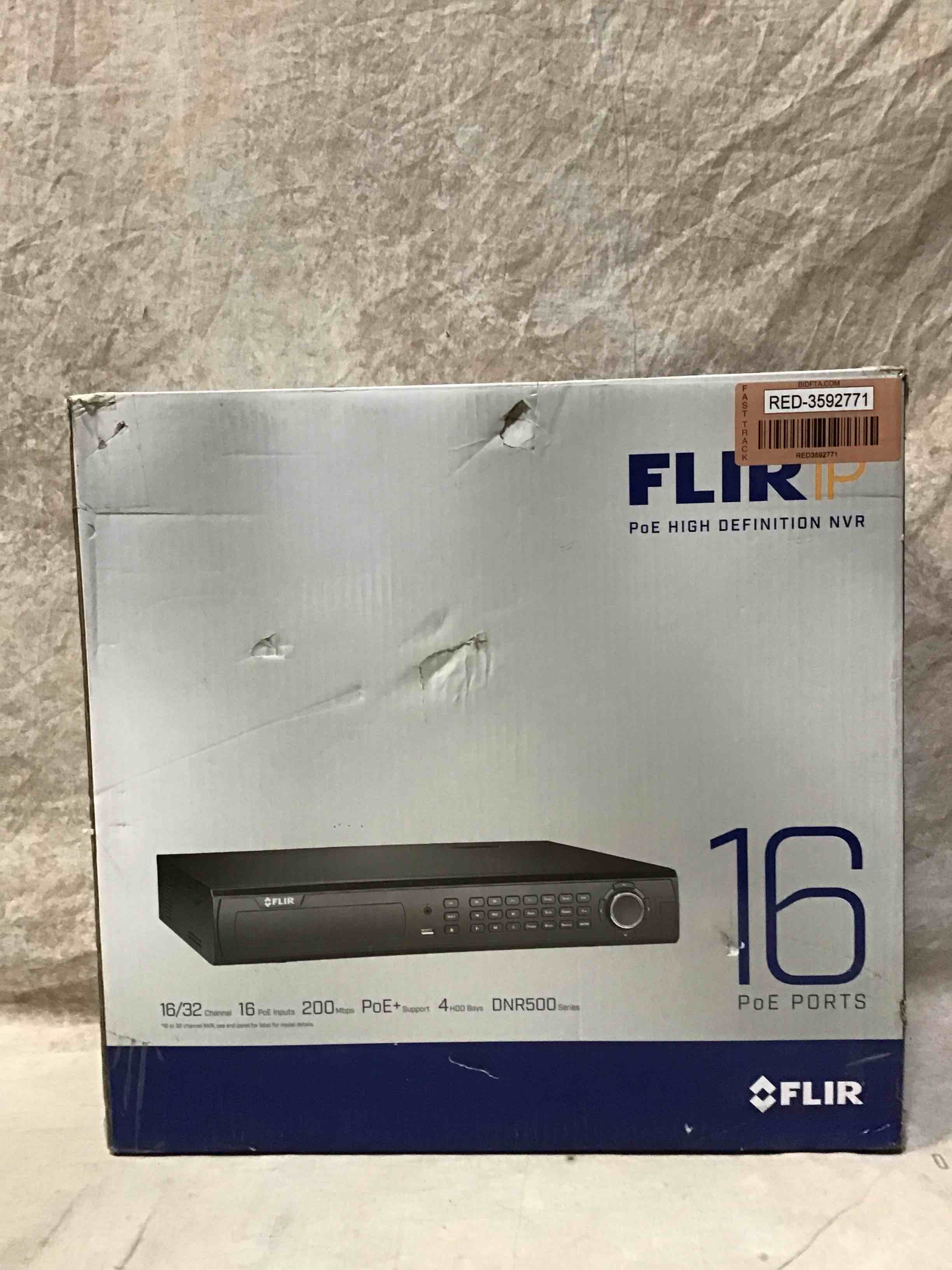 FLIR IP 16 PoE Ports High Definition NVR