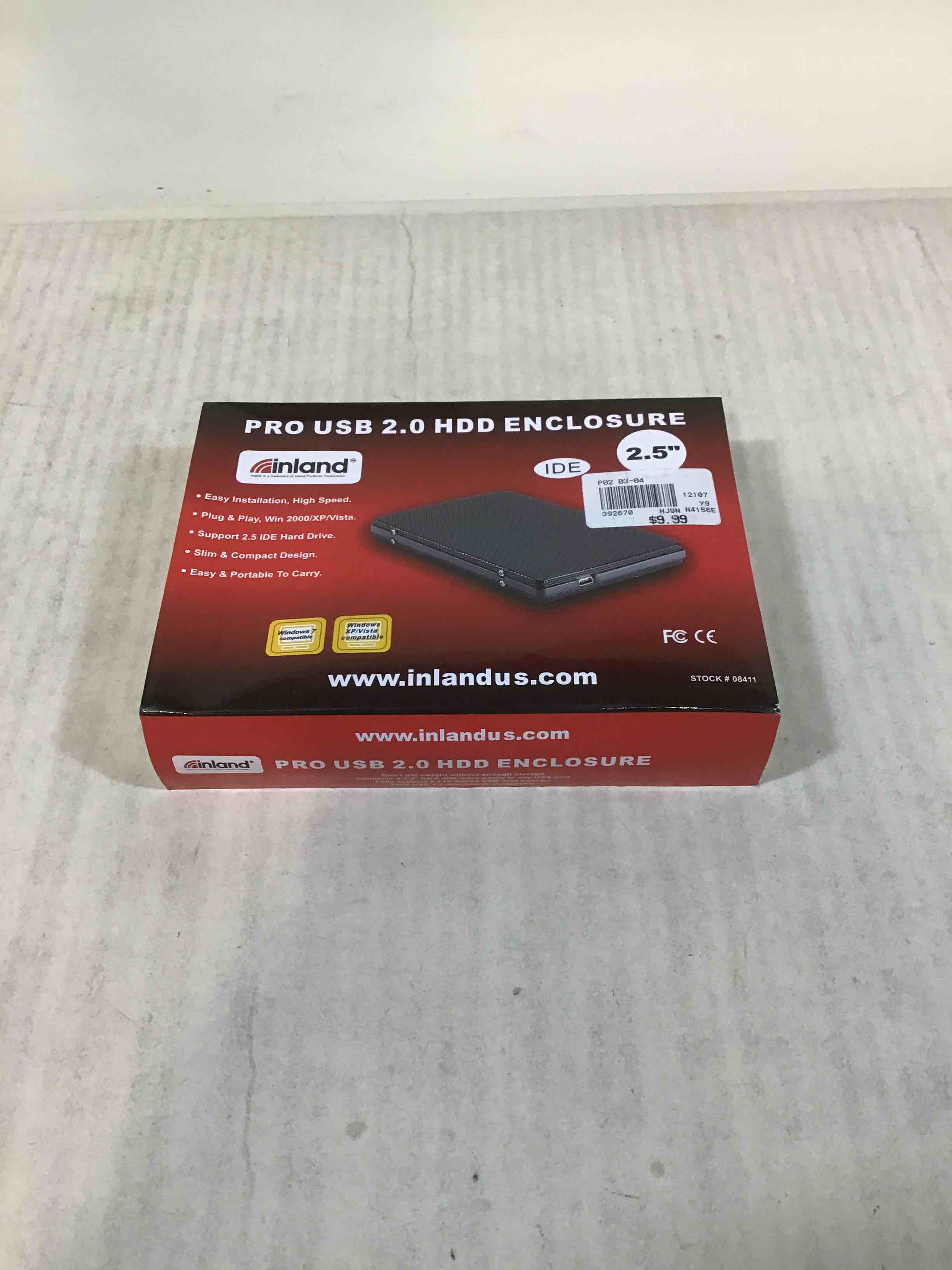 Inland Pro USB 2.0 HDD Enclosure