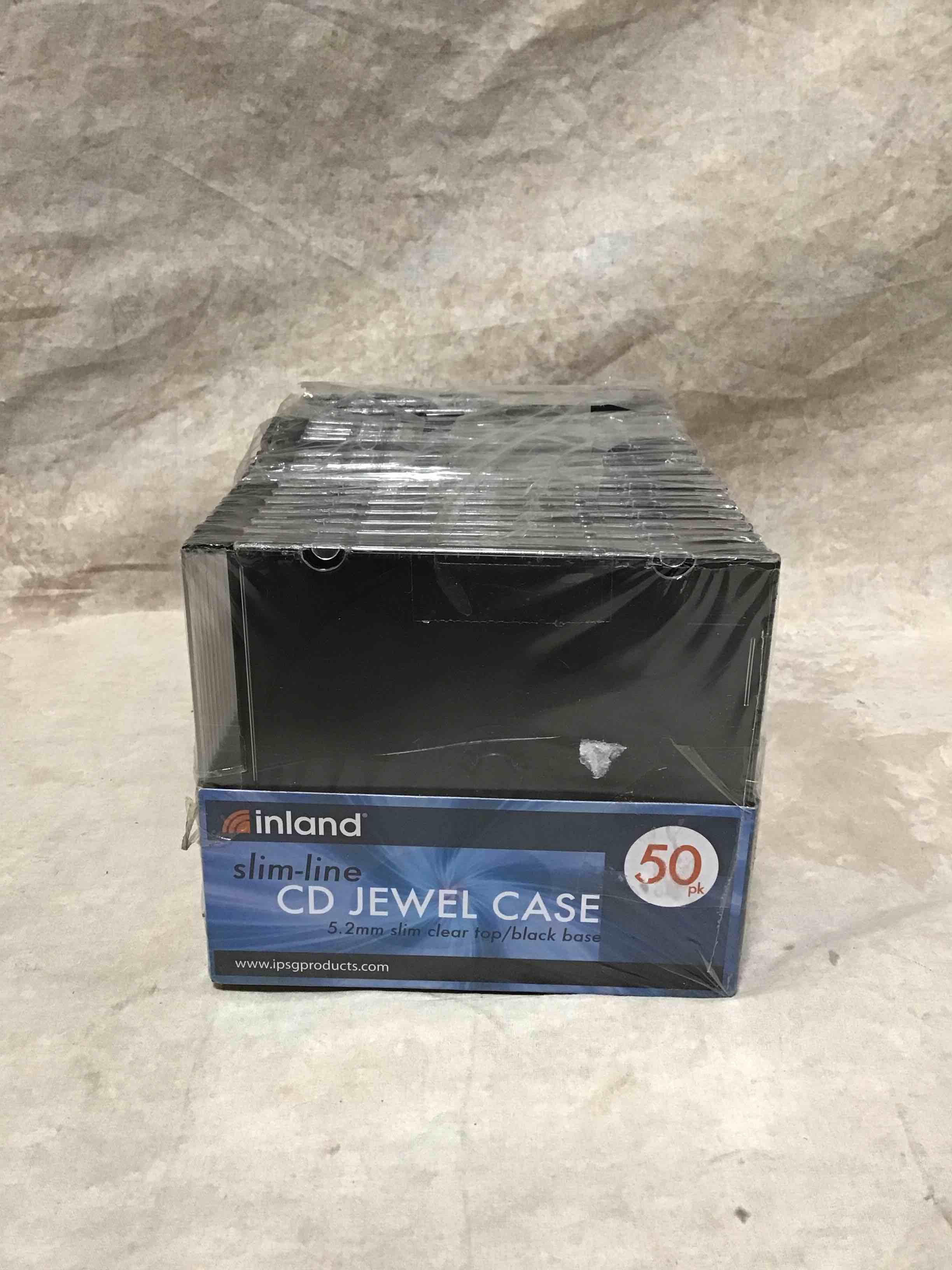 Inland Slim Line CD Jewel Case 50 Pack