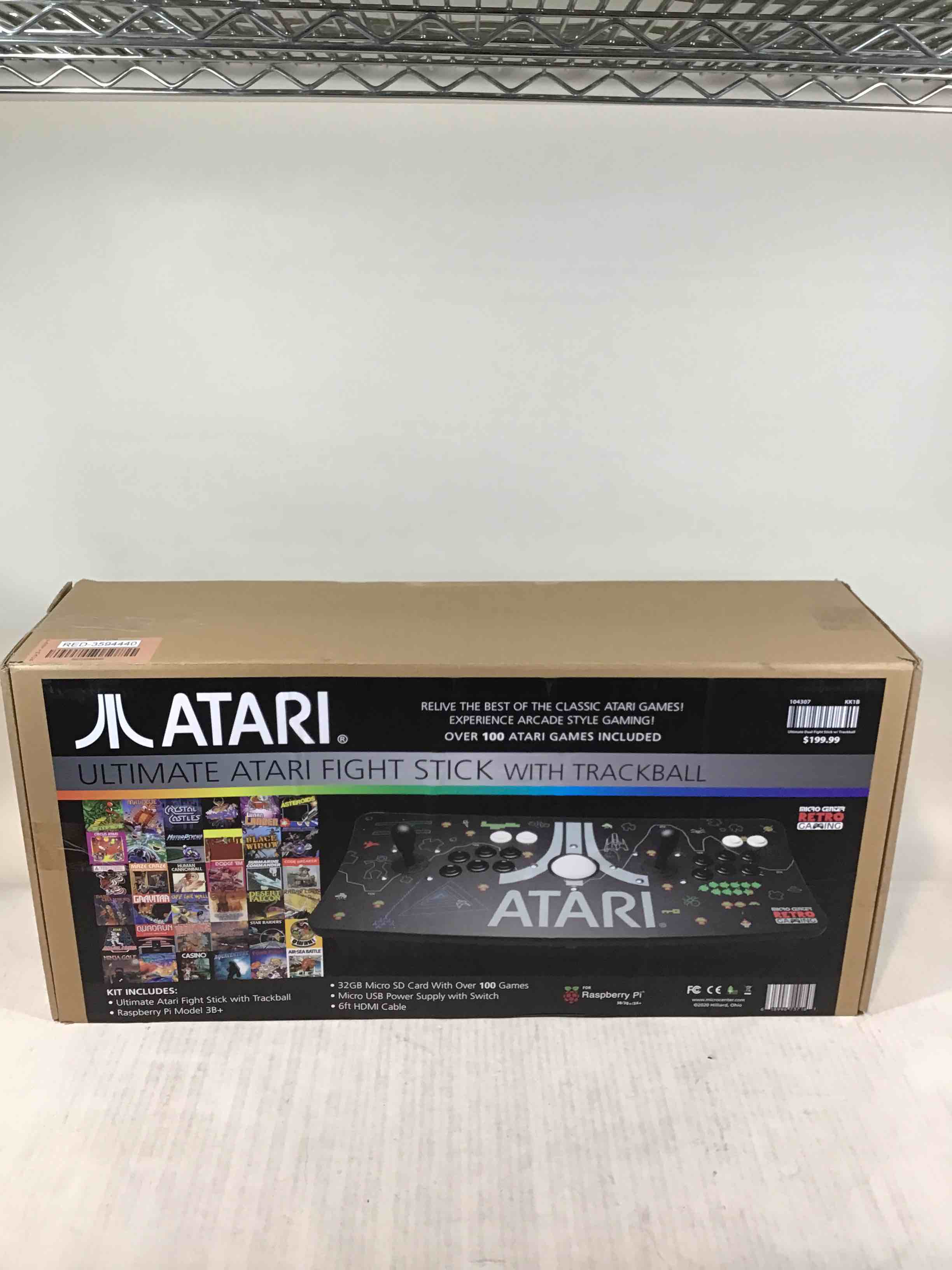 Atari Trackball Game Deck