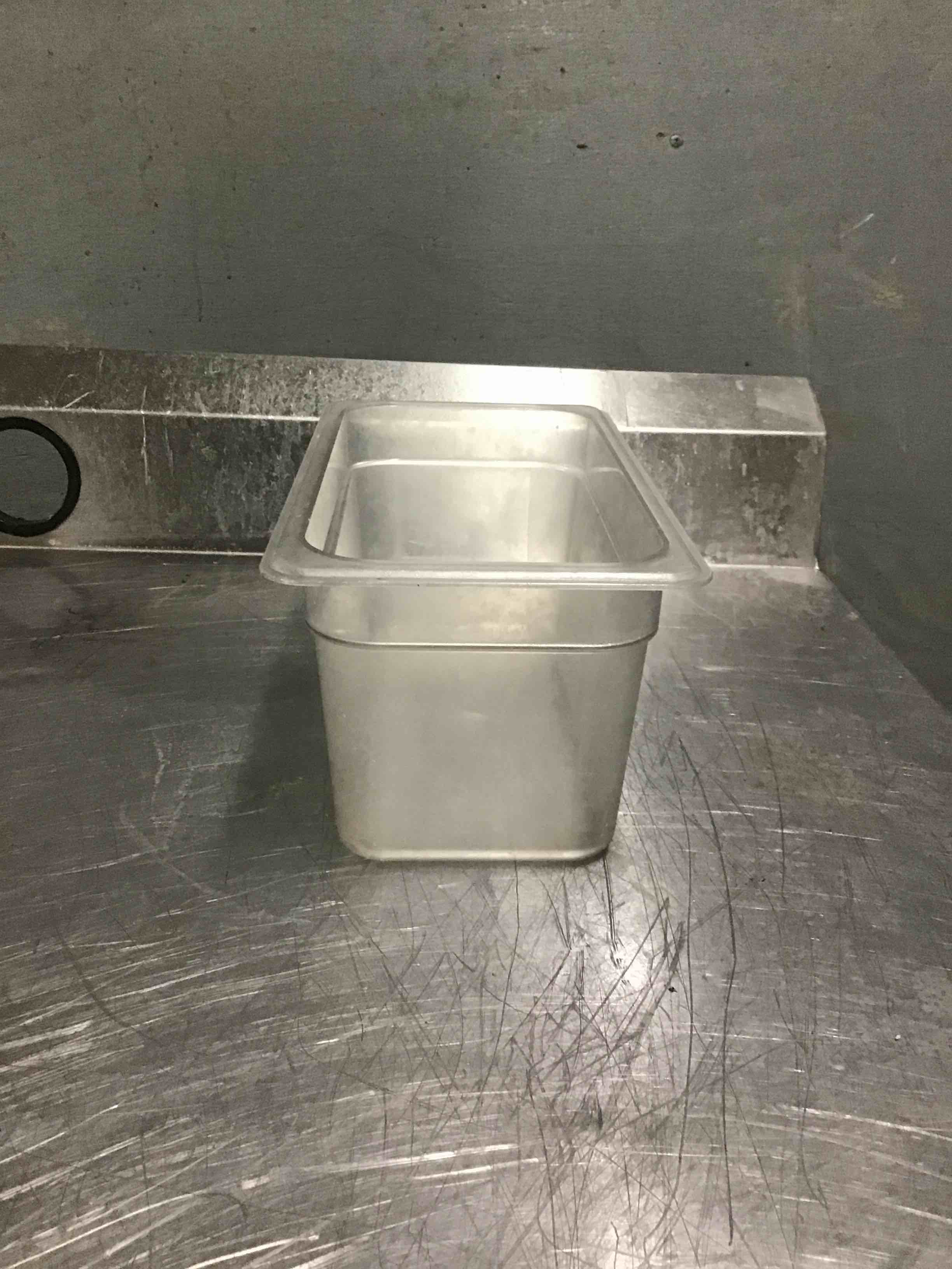 Cambro Solid Plastic 6 Inch Deep One Third Size Insert Pans