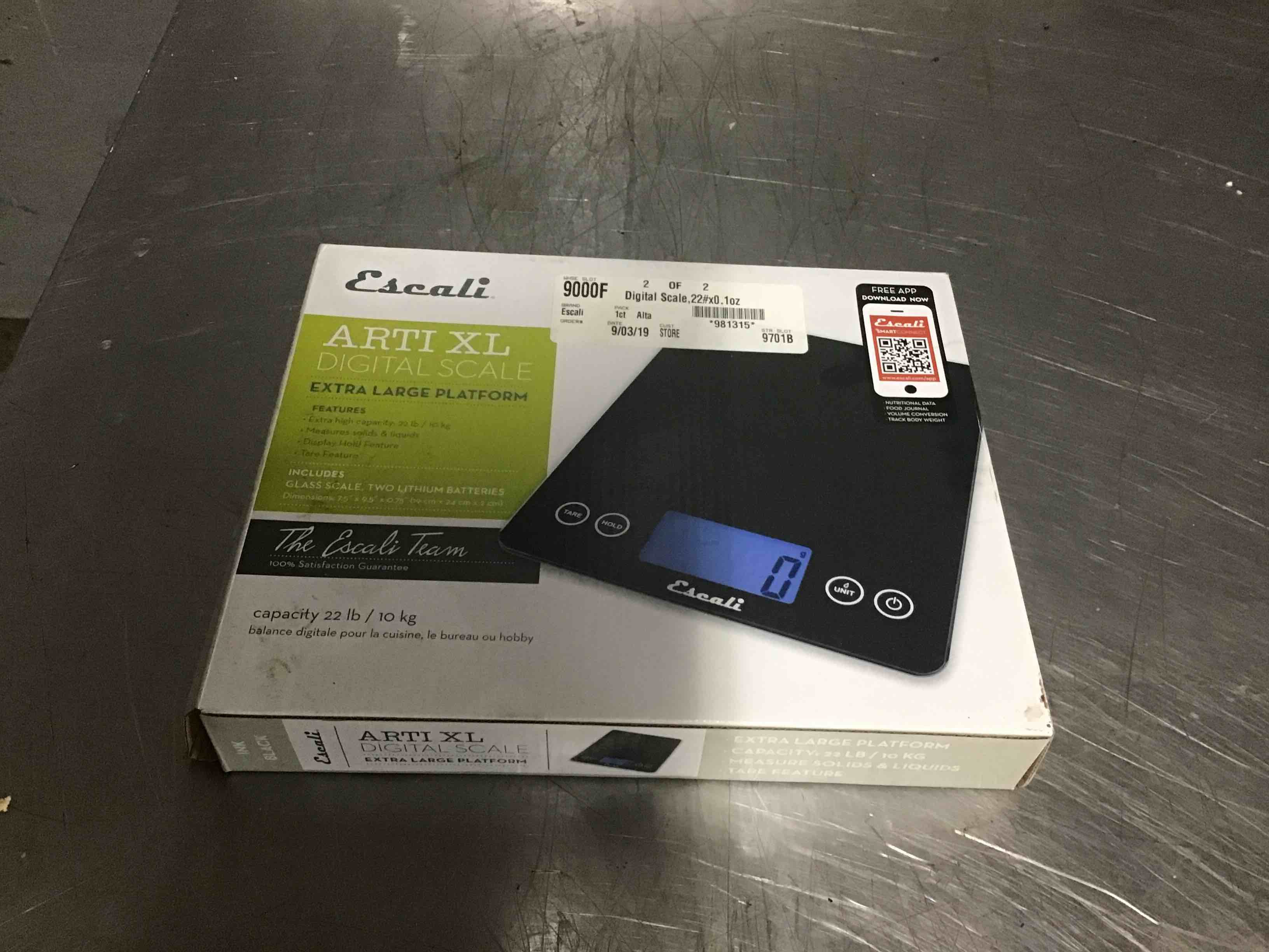 Escali 22 Lb. Digital Scale