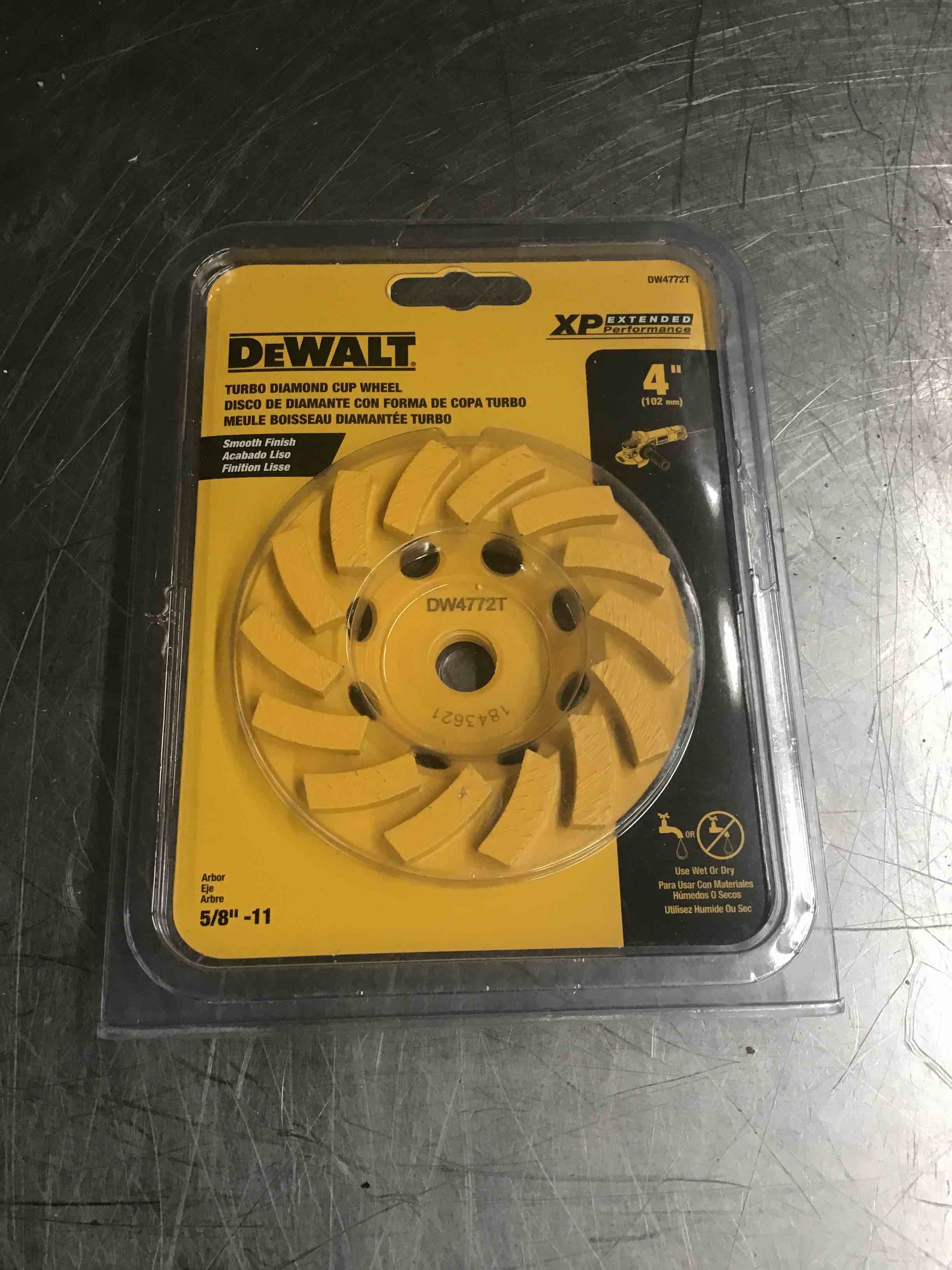 De Walt Turbo Diamond Cup Wheel