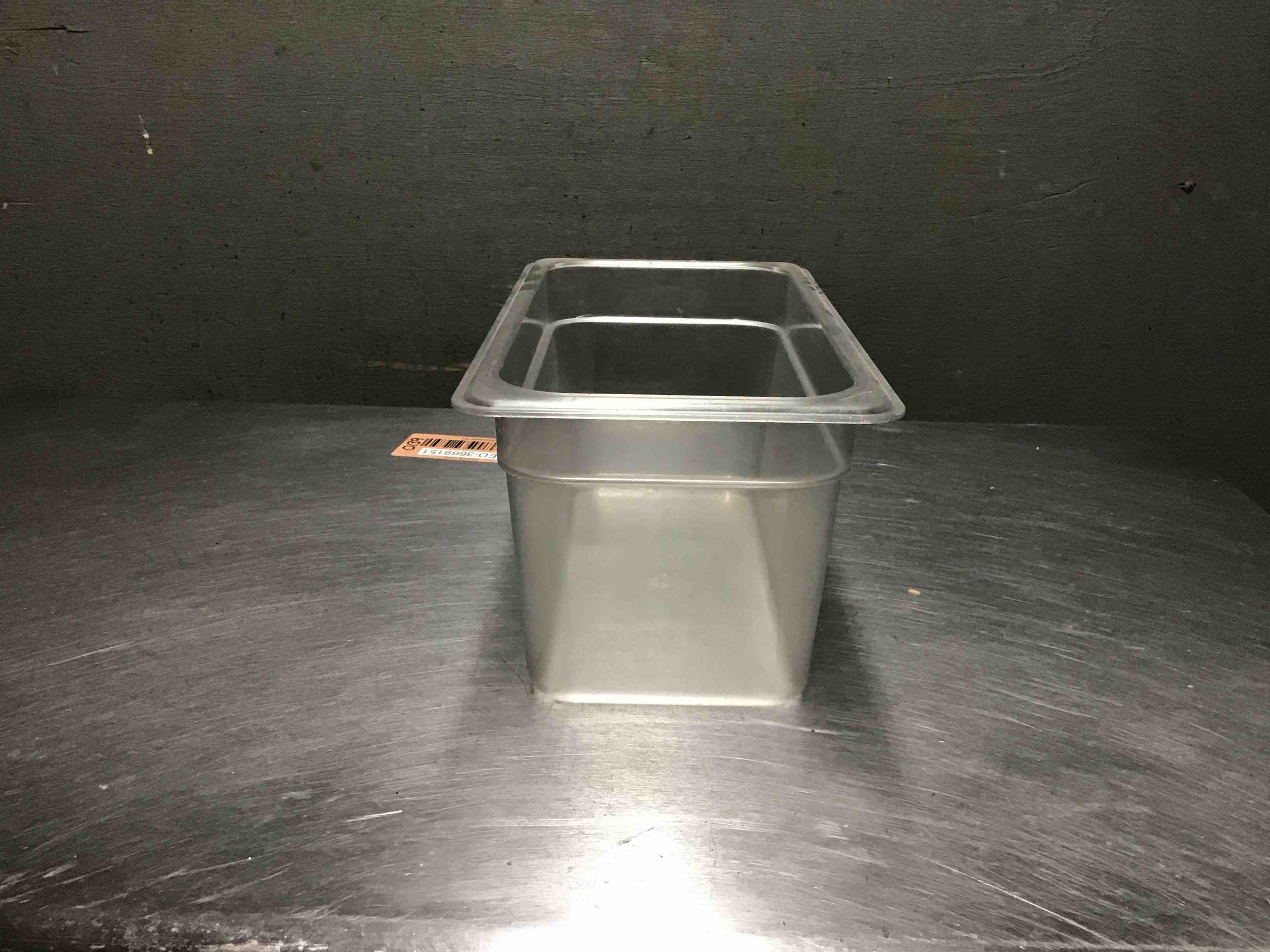 Cambro Solid Plastic 6 Inch Deep One Third Size Insert Pans