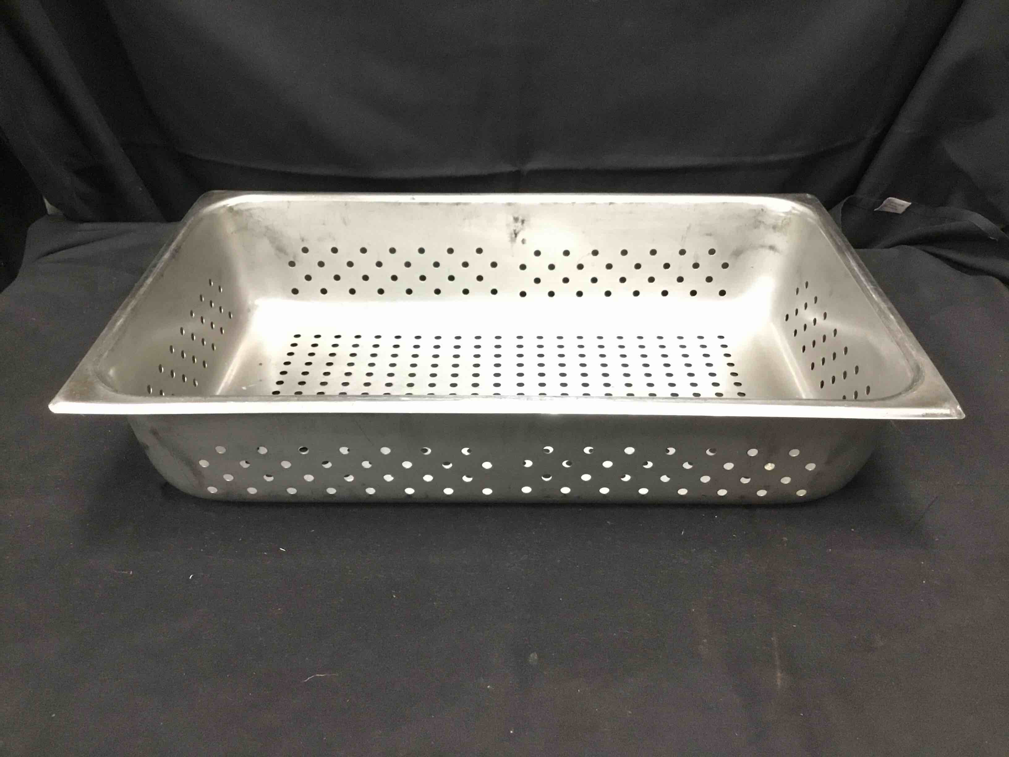 4 Inch Deep Full Size Stainless Steel Perforated Insert Pan