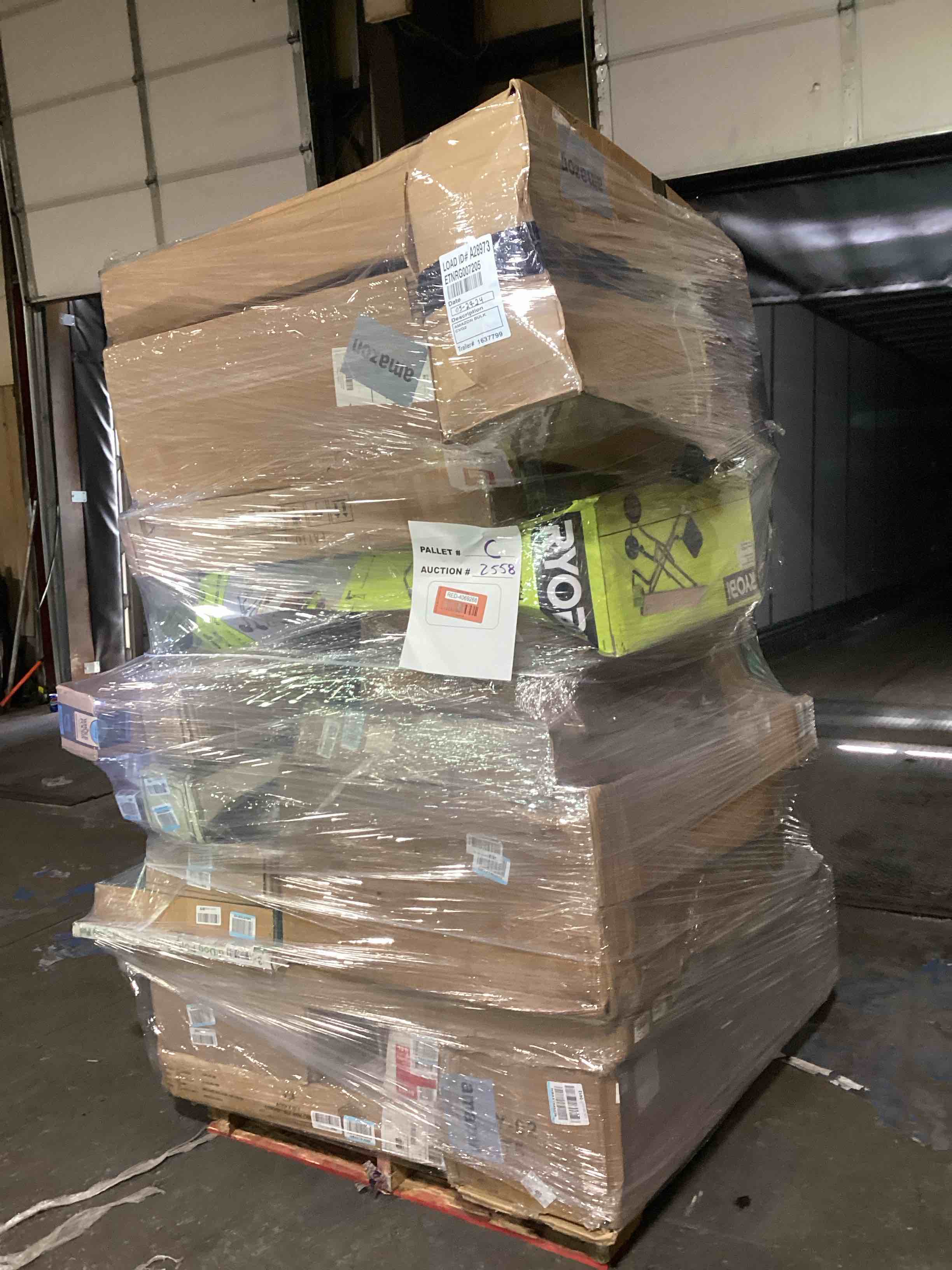 C 1 skip pallet boxes surprise ( good. condition or as is )25. items or ...