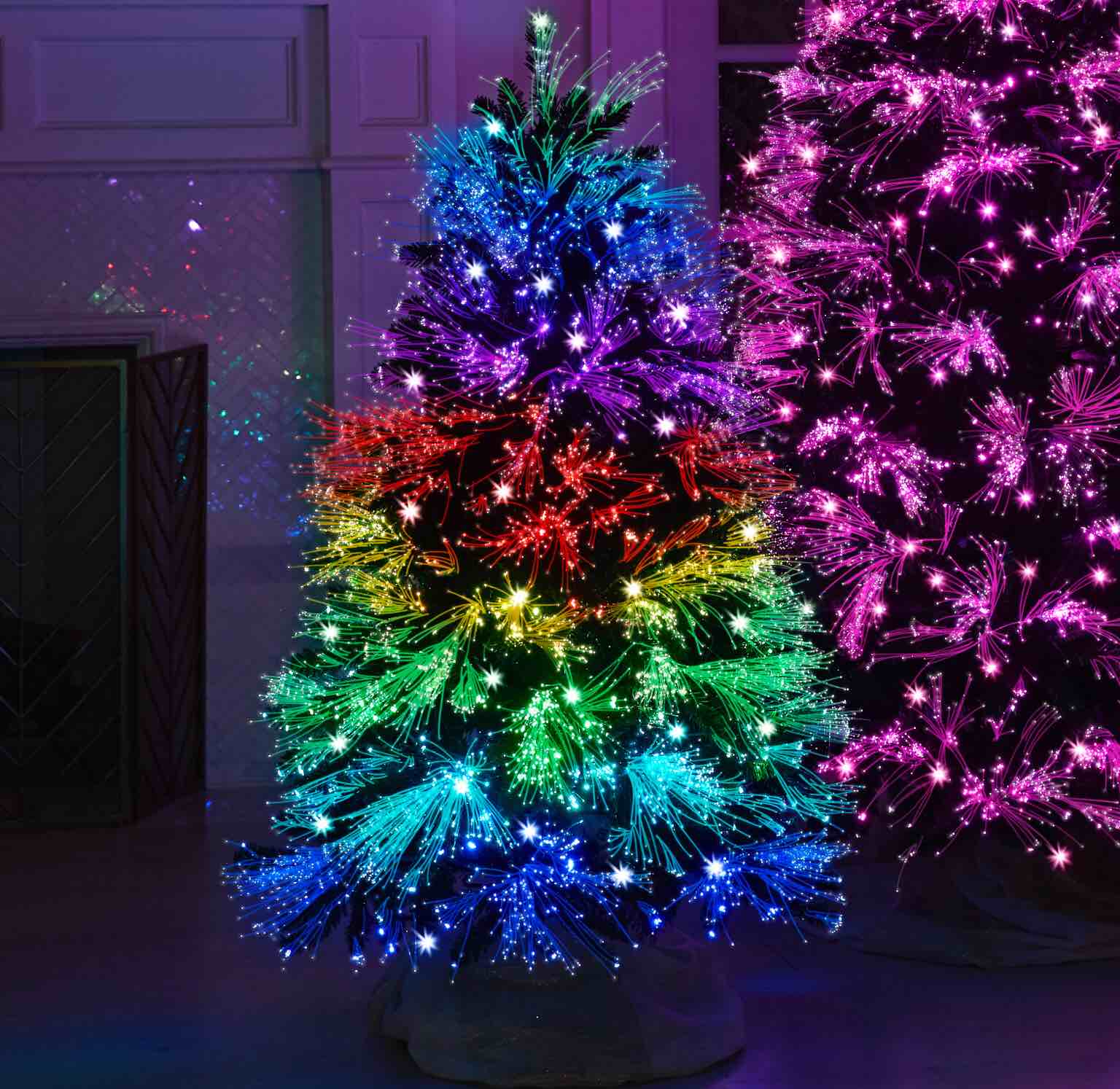 The Light Show Tree (4.5') 4 1/2' Tree. 540 tips, 39 LEDs. 35" diam ...