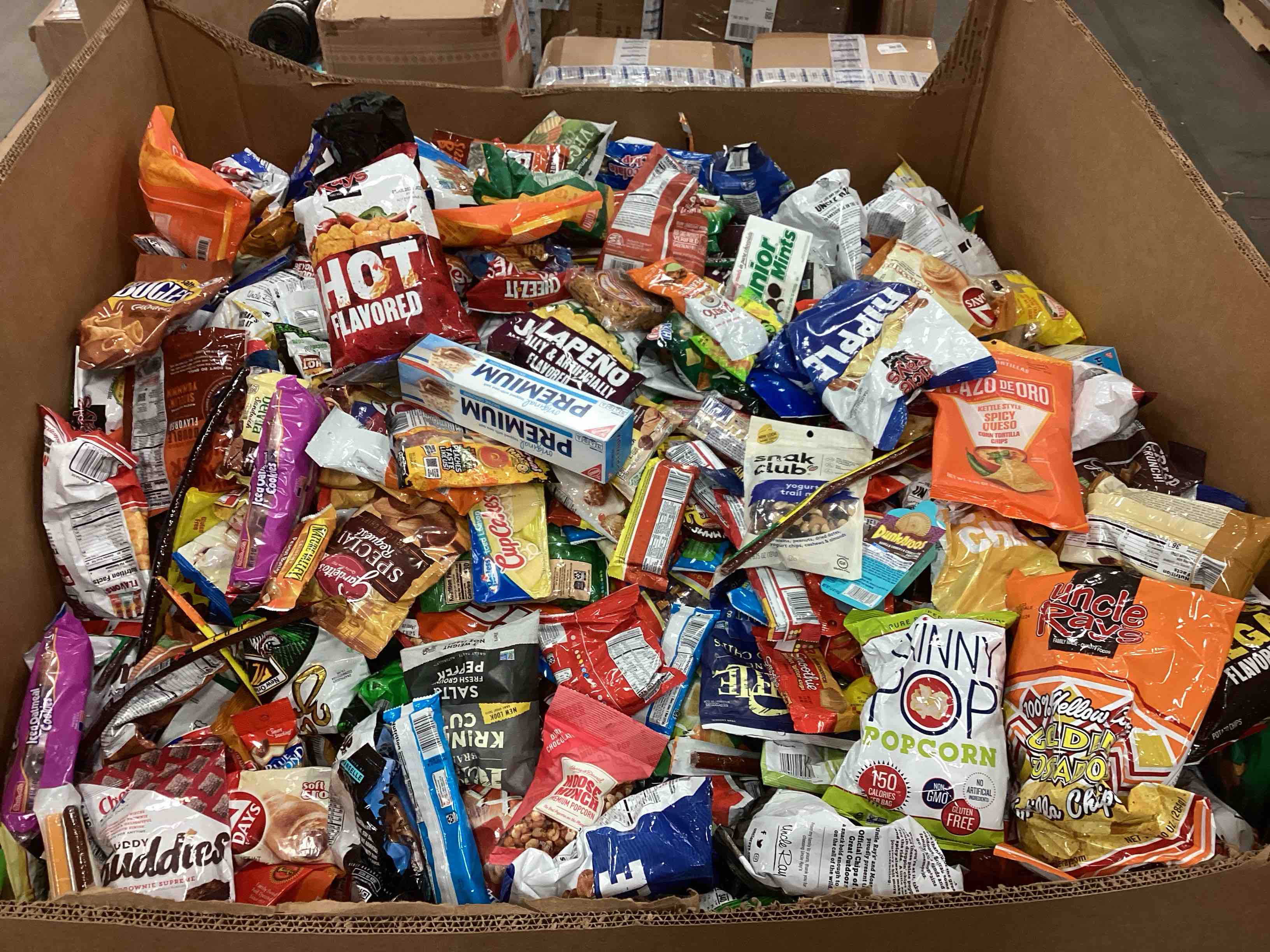 Lot Of Assorted Snacks Your Bid Per Snack Buyers Choice