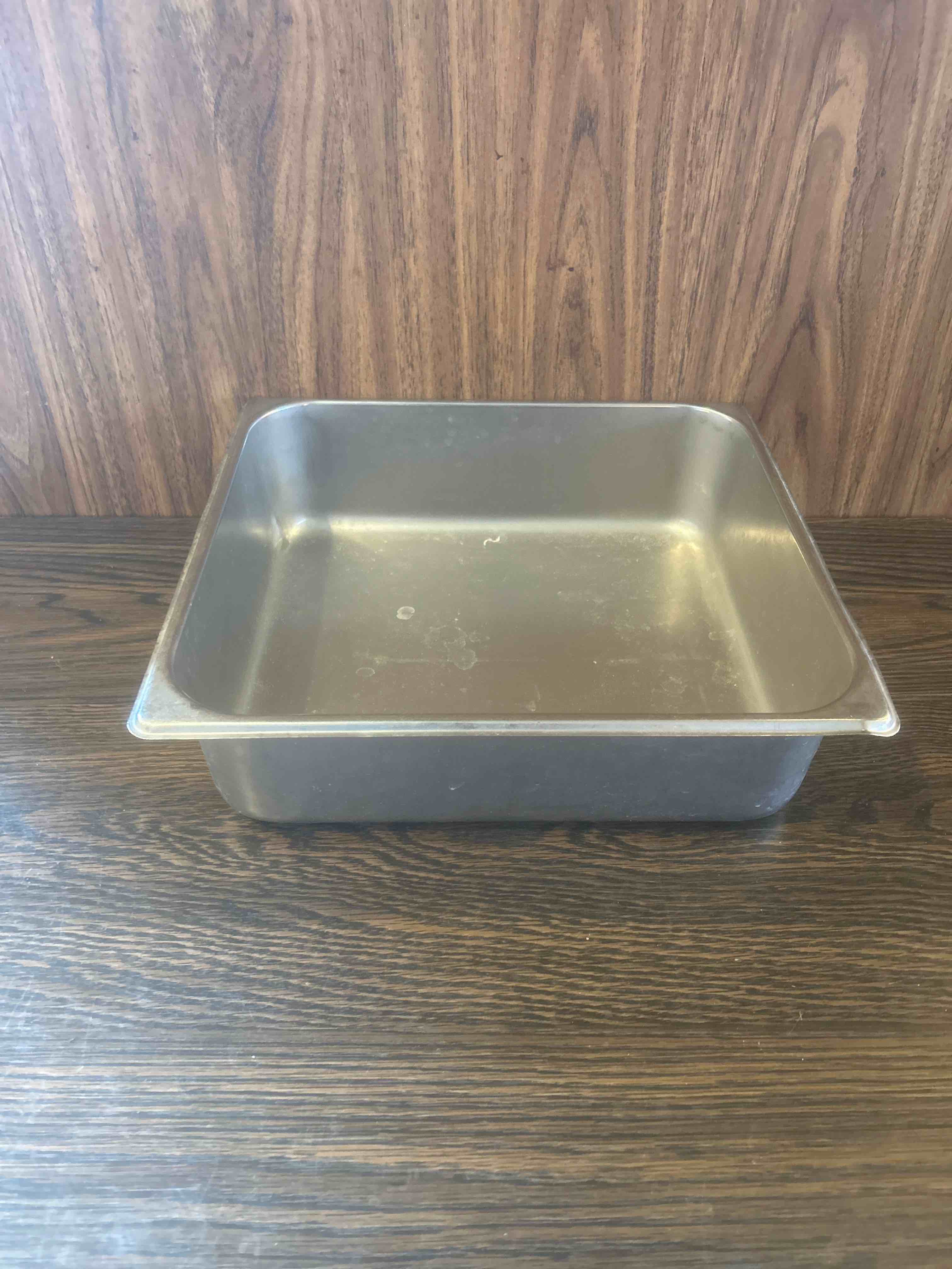 4 INCH DEEP TWO THIRDS SIZE STAINLESS STEEL INSERT PAN