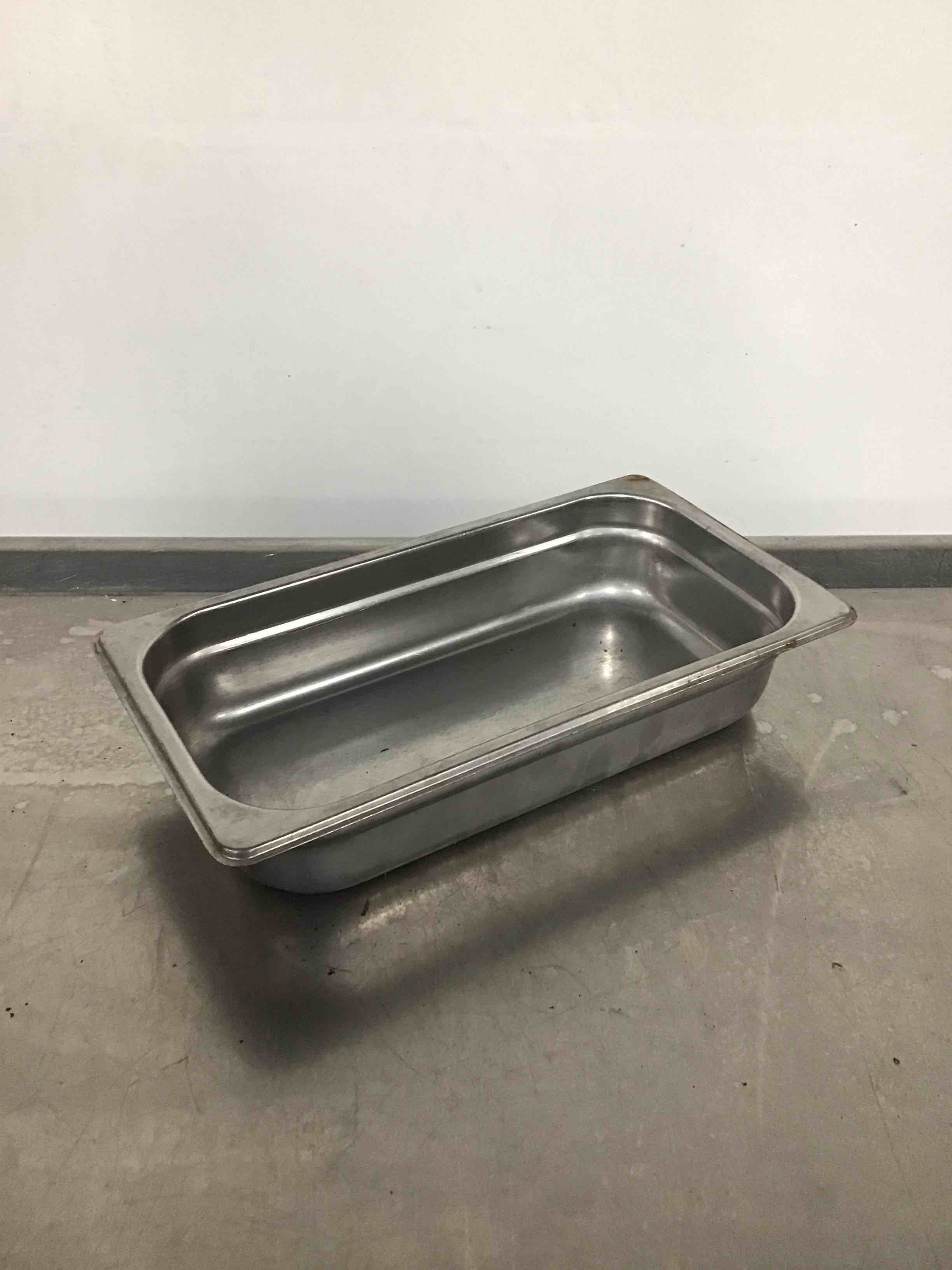 2.5 INCH DEEP THIRD SIZE STAINLESS STEEL INSERT PAN