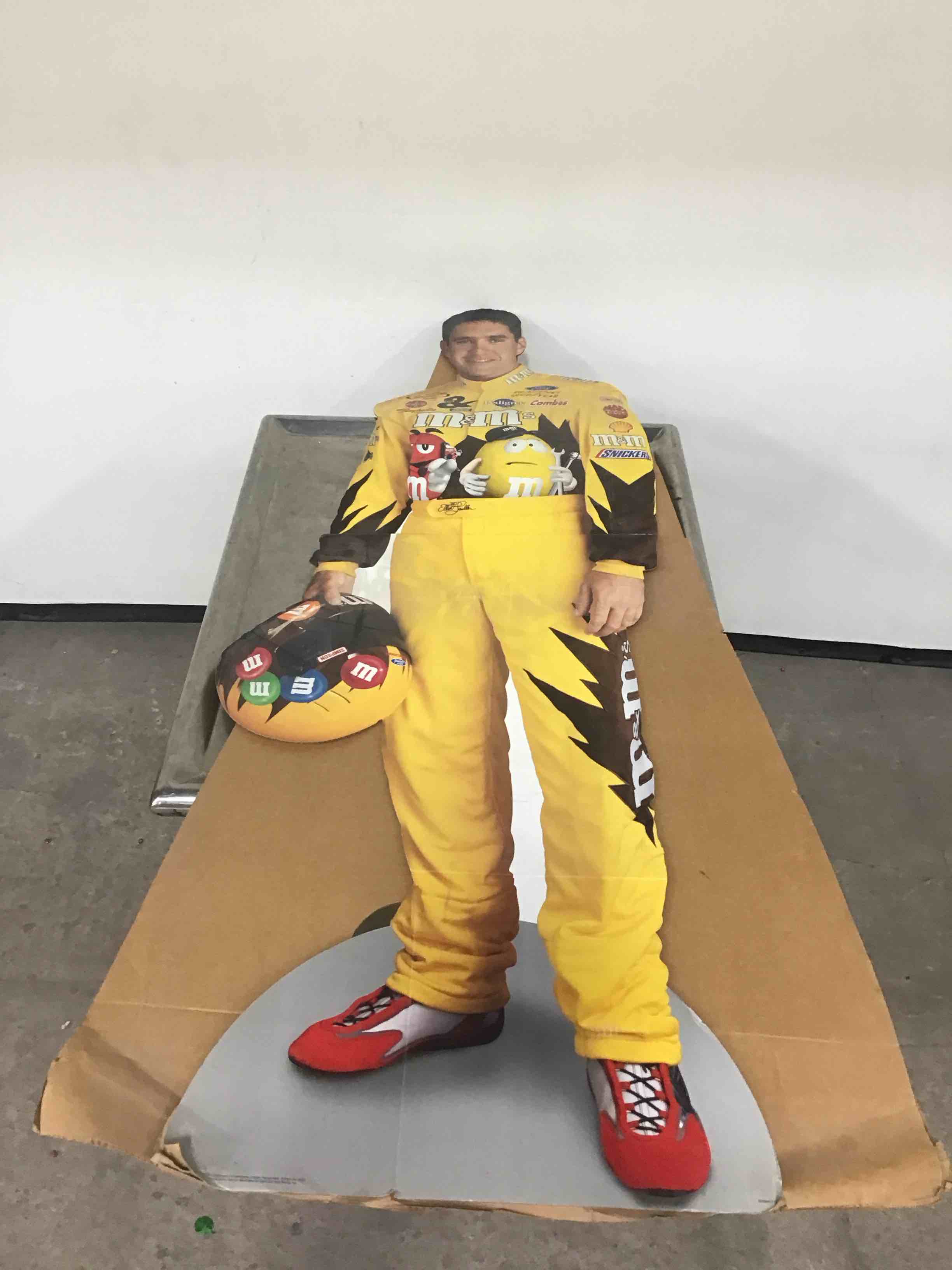 VARIOUS NASCAR DRIVER CARDBOARD CUTOUTS