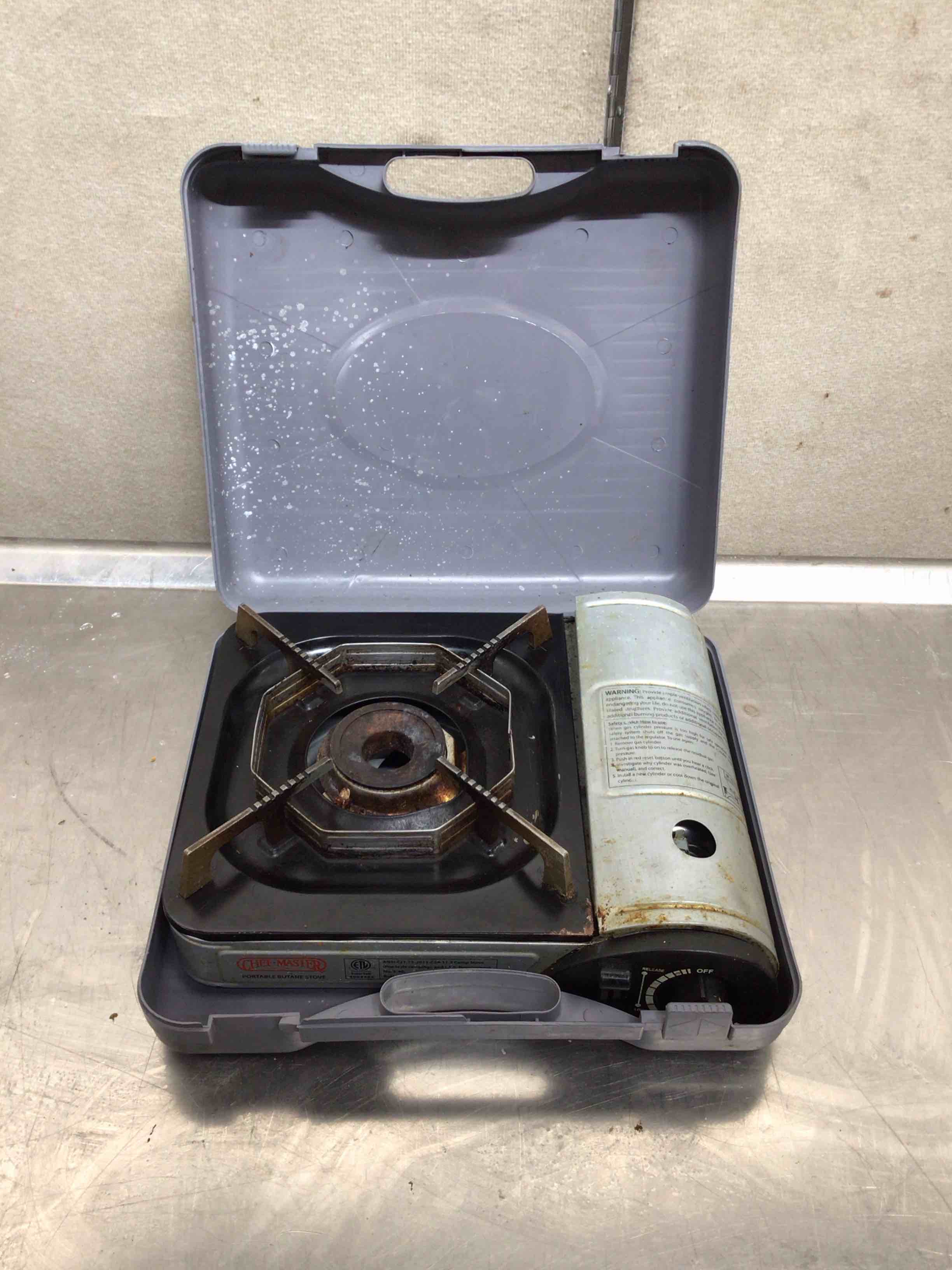 CHEFMASTER PORTABLE BUTANE STOVE