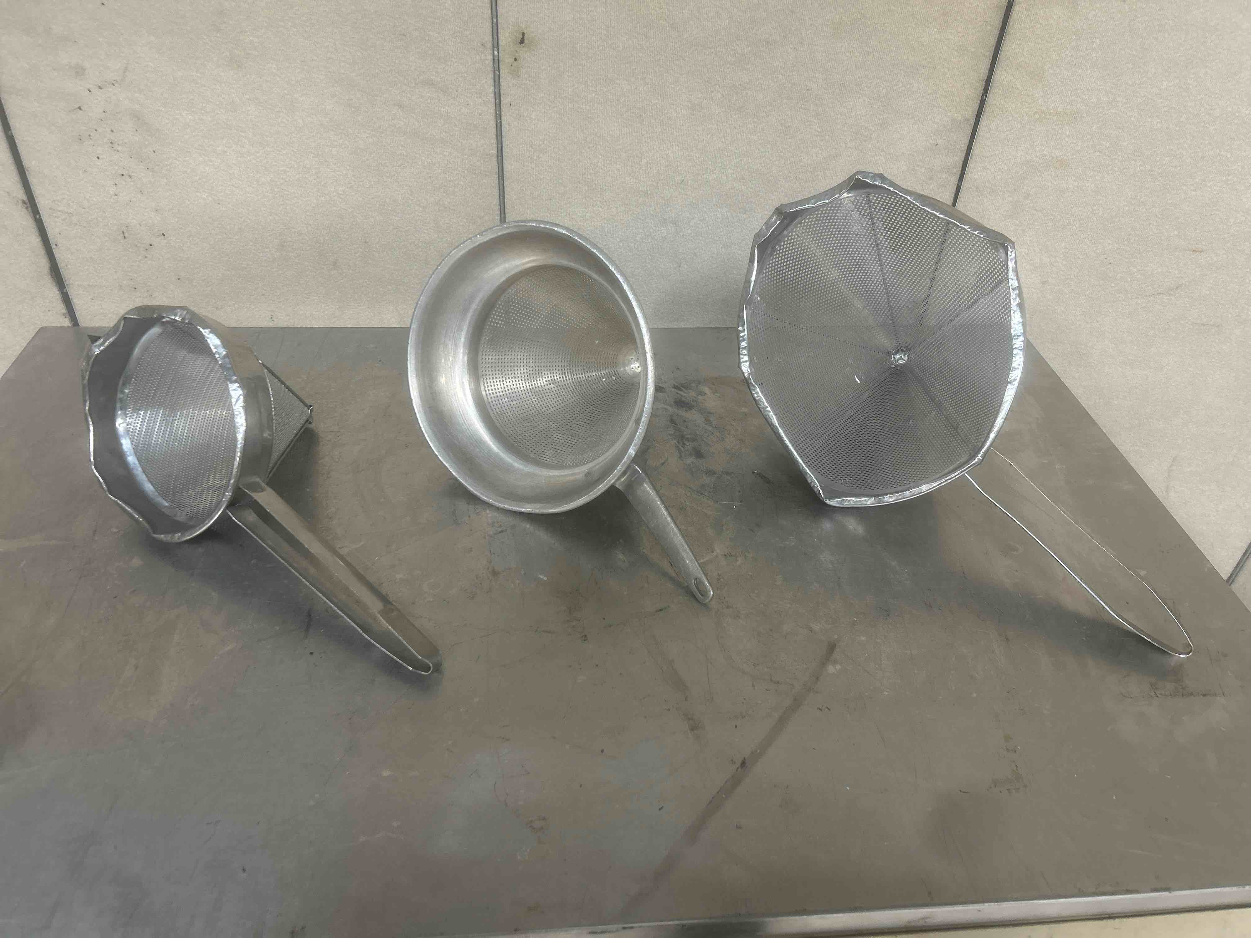 VARIOUS STAINLESS STEEL CONE SIEVES
