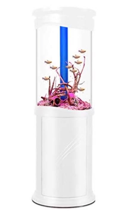 Vepotek Aqualic 360 Acrylic Aquarium Cylinder Fish Tank 78 Gallons w ...