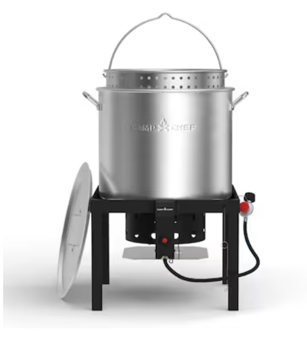 Camp Chef 100-qt Boil Pot with 1-Burner Propane Electronic Stainless ...