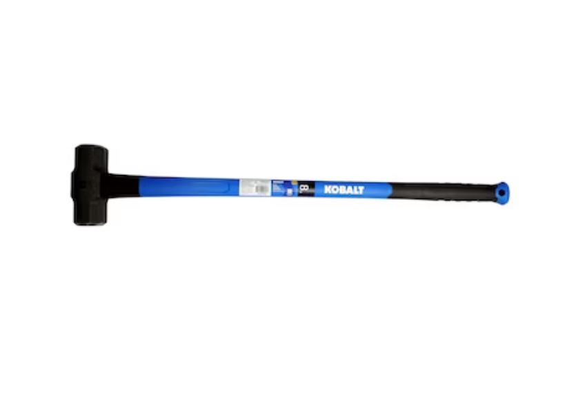 Kobalt 8-lb Smooth Face Steel Head Fiberglass Engineering Sledge Hammer