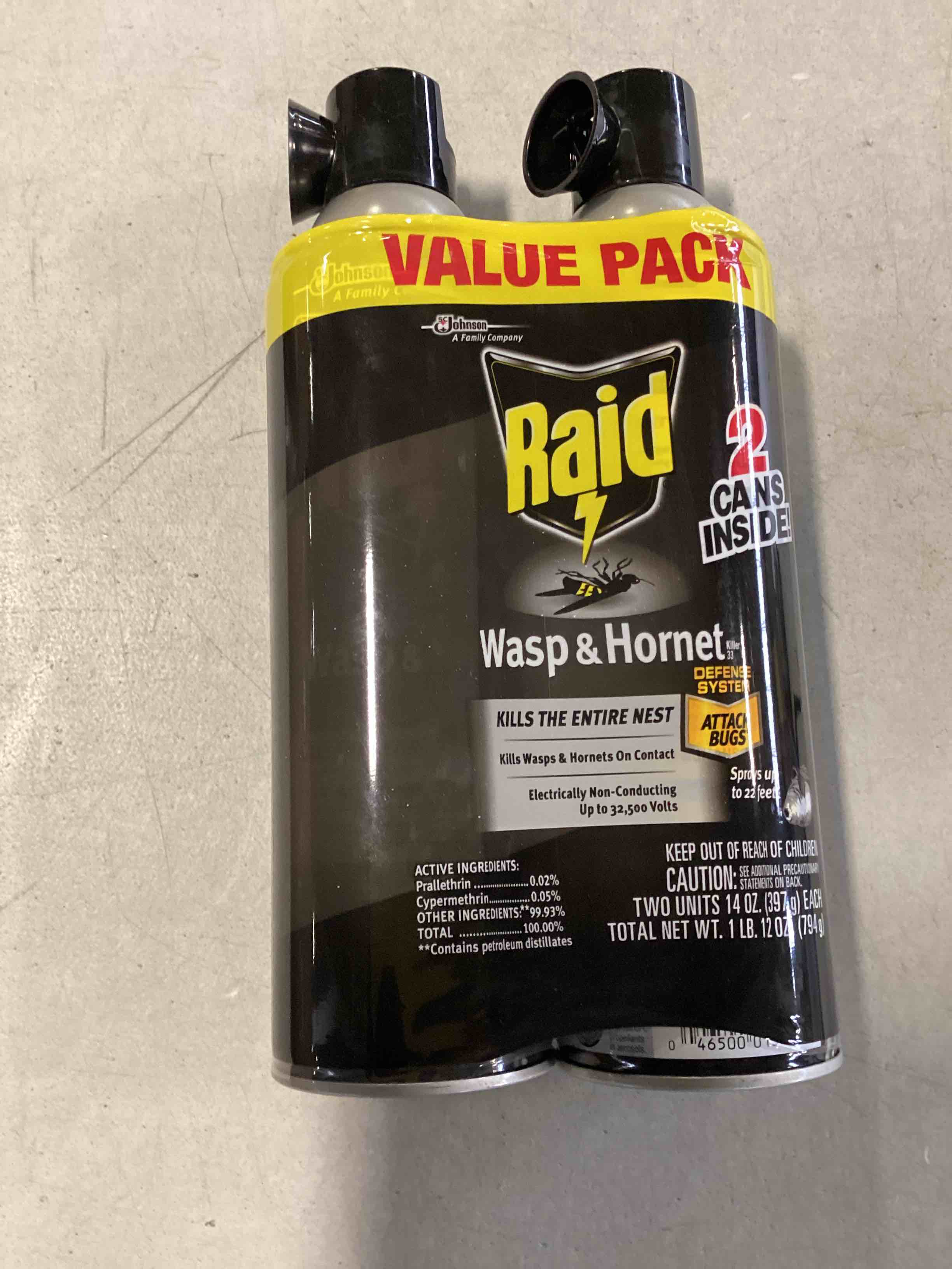 Raid Wasp & Hornet Insect Killer 33 14 oz 2 ct