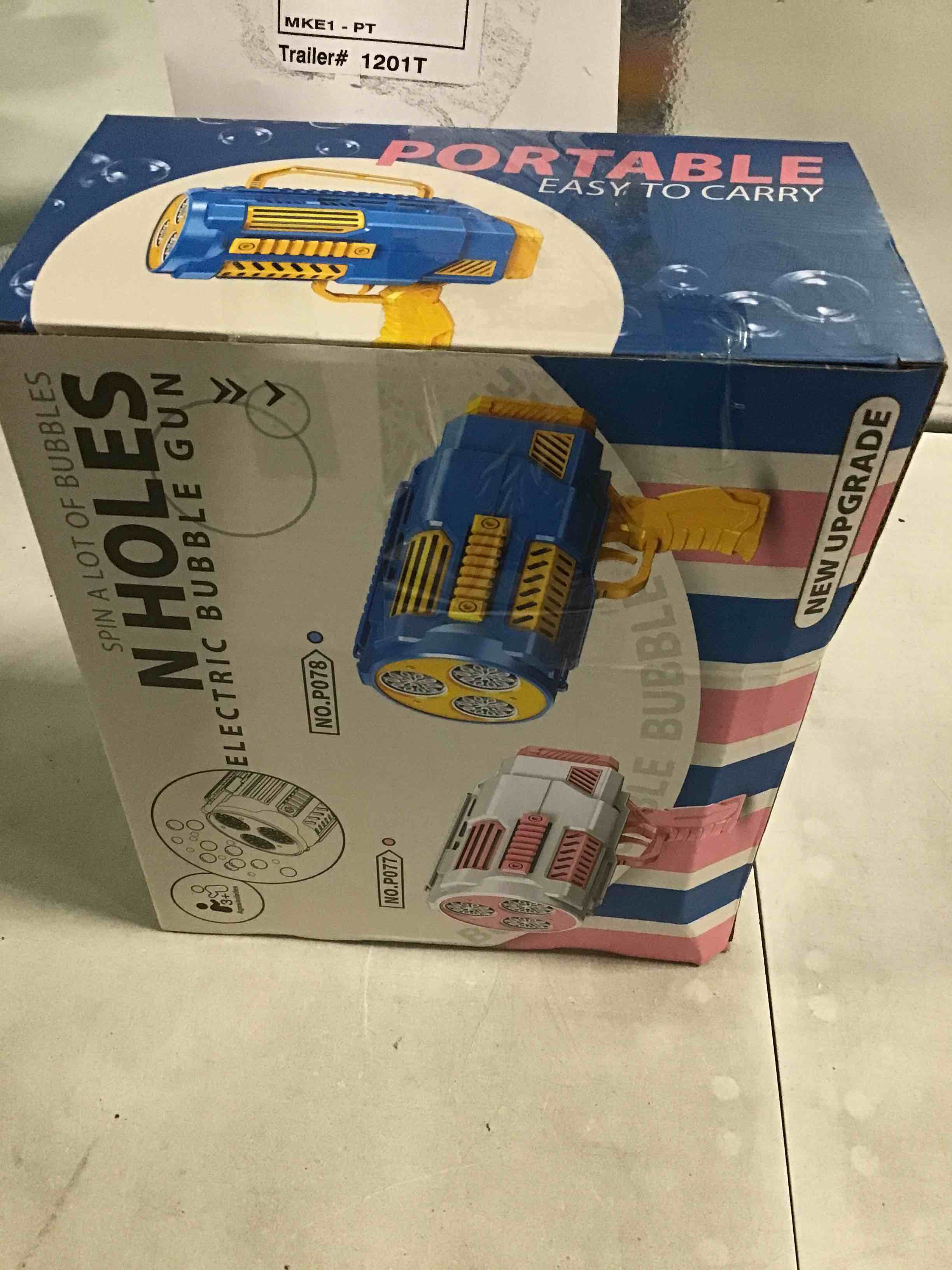 Pupu Pig Bubble Gun (No Dip) Toys for for 3 4 5 6 7 8 9 Year Old ...