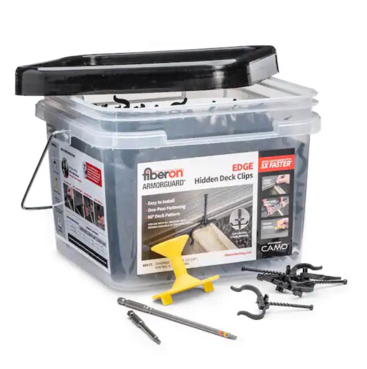 Fiberon ArmorGuard EDGE Hidden Deck Clip (450 Count)