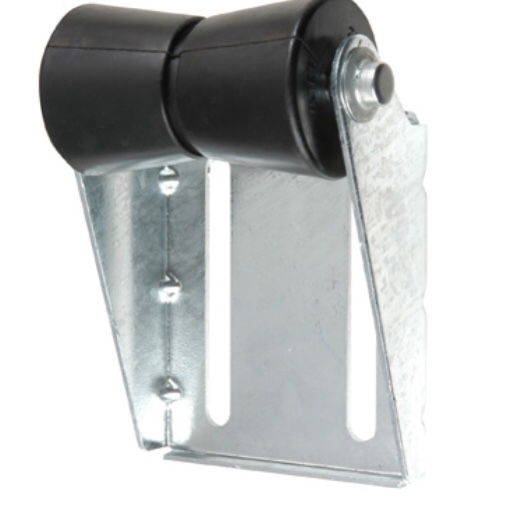 Panel Bracket Assembly 5'' Black Roller