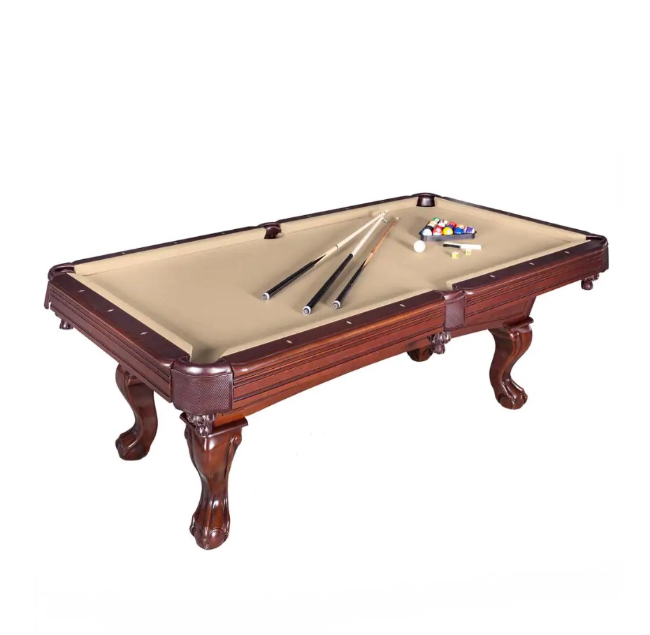 Augusta 8 Ft Non Slate Pool Table In Walnut Finish incomplete Box 2 augusta-8-ft-non-slate-pool-table-in-walnut-finish-incomplete-box-2
