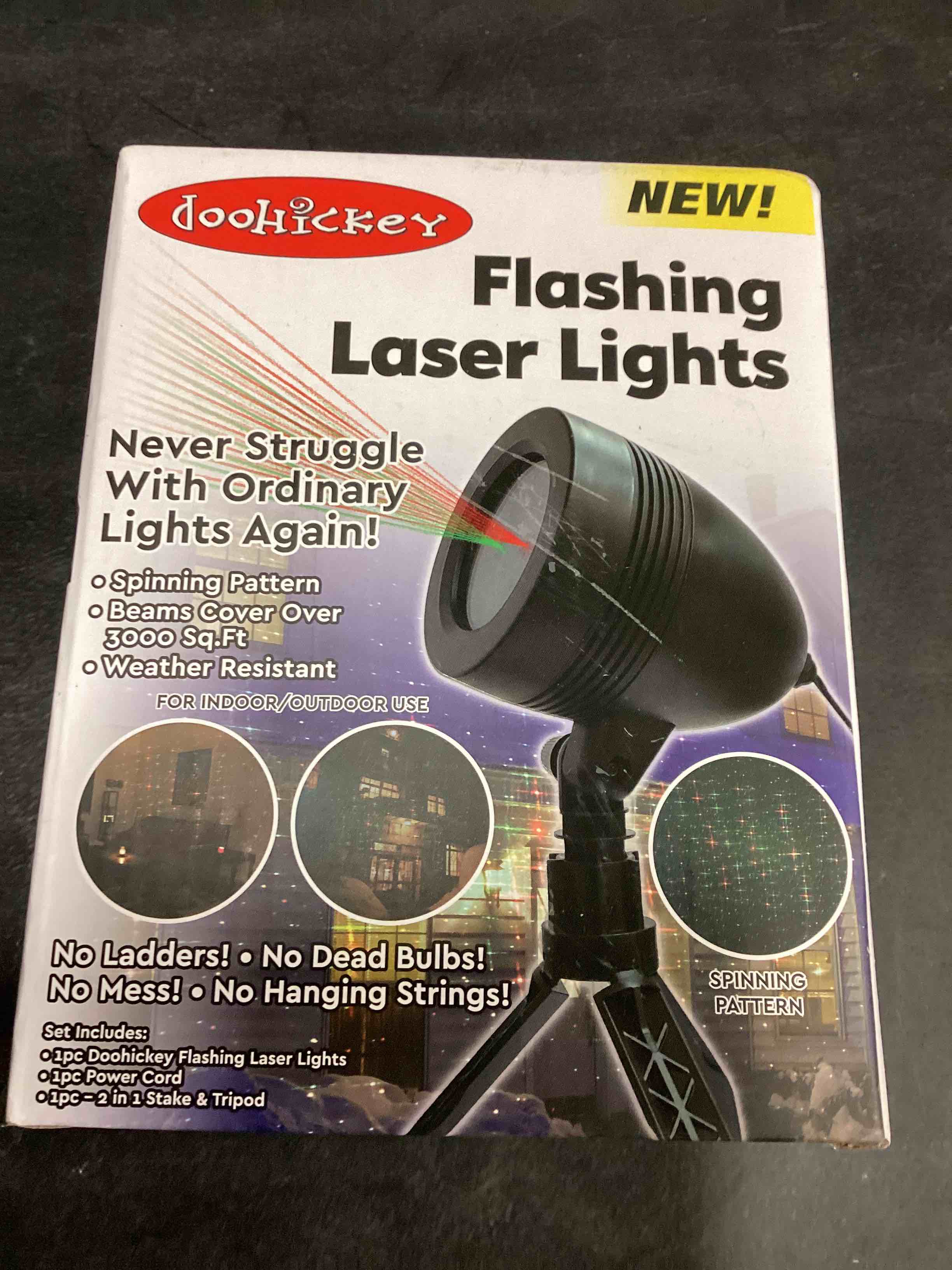 Sparkle Laser Light Show - Blinking Laser Light Holiday Light Decoration