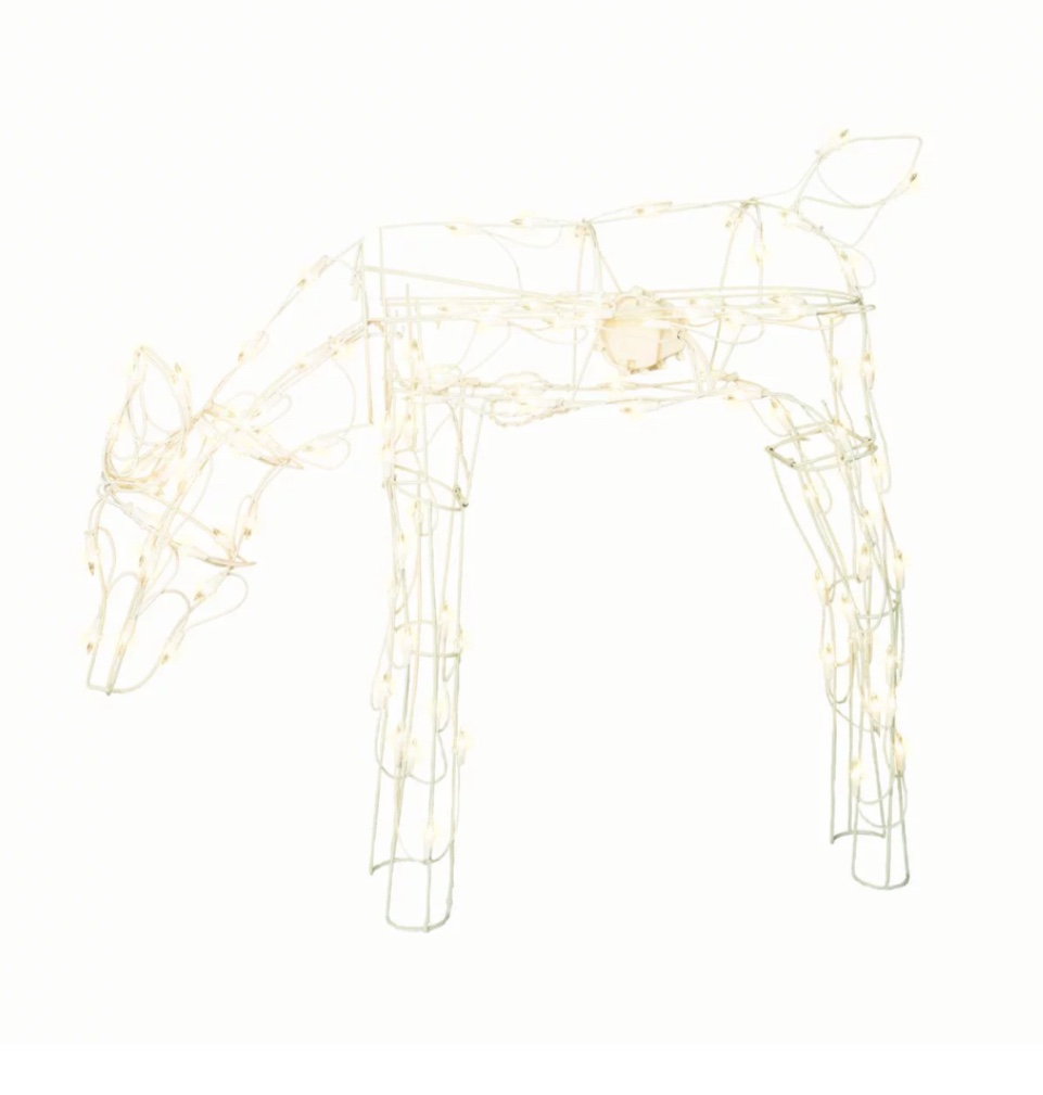 Holiday Time 40-Inch Animated Light-up Feeding Doe, 105 Lights